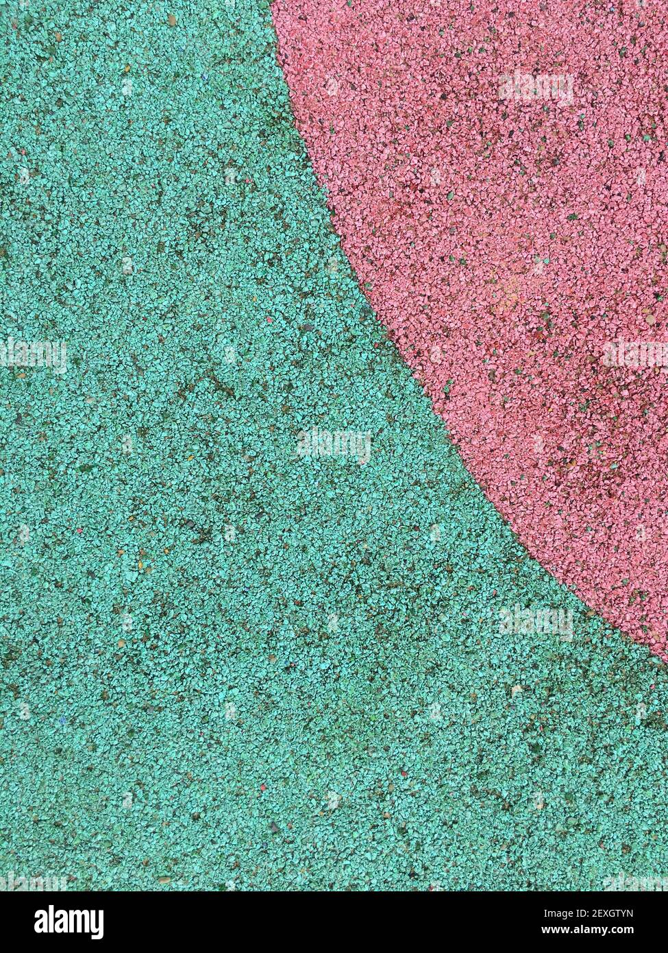 Rubber play ground floor surface covering texture background turquoise ...
