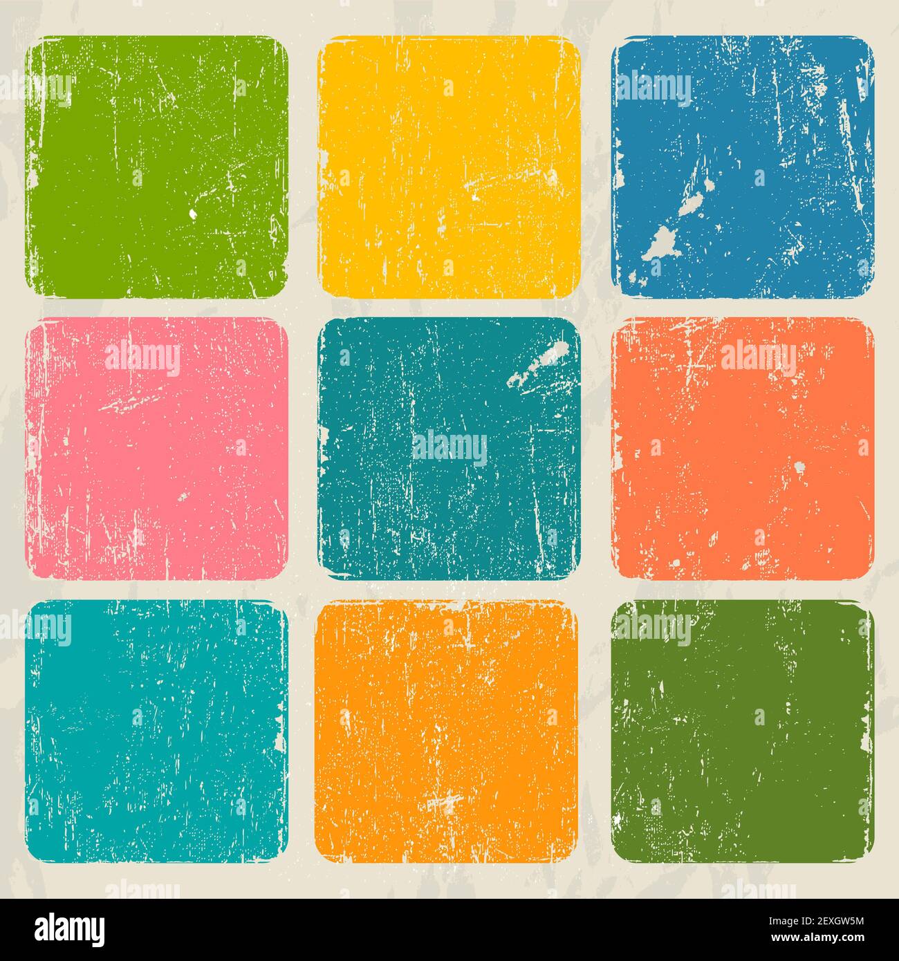 Abstract vintage poster Stock Photo - Alamy