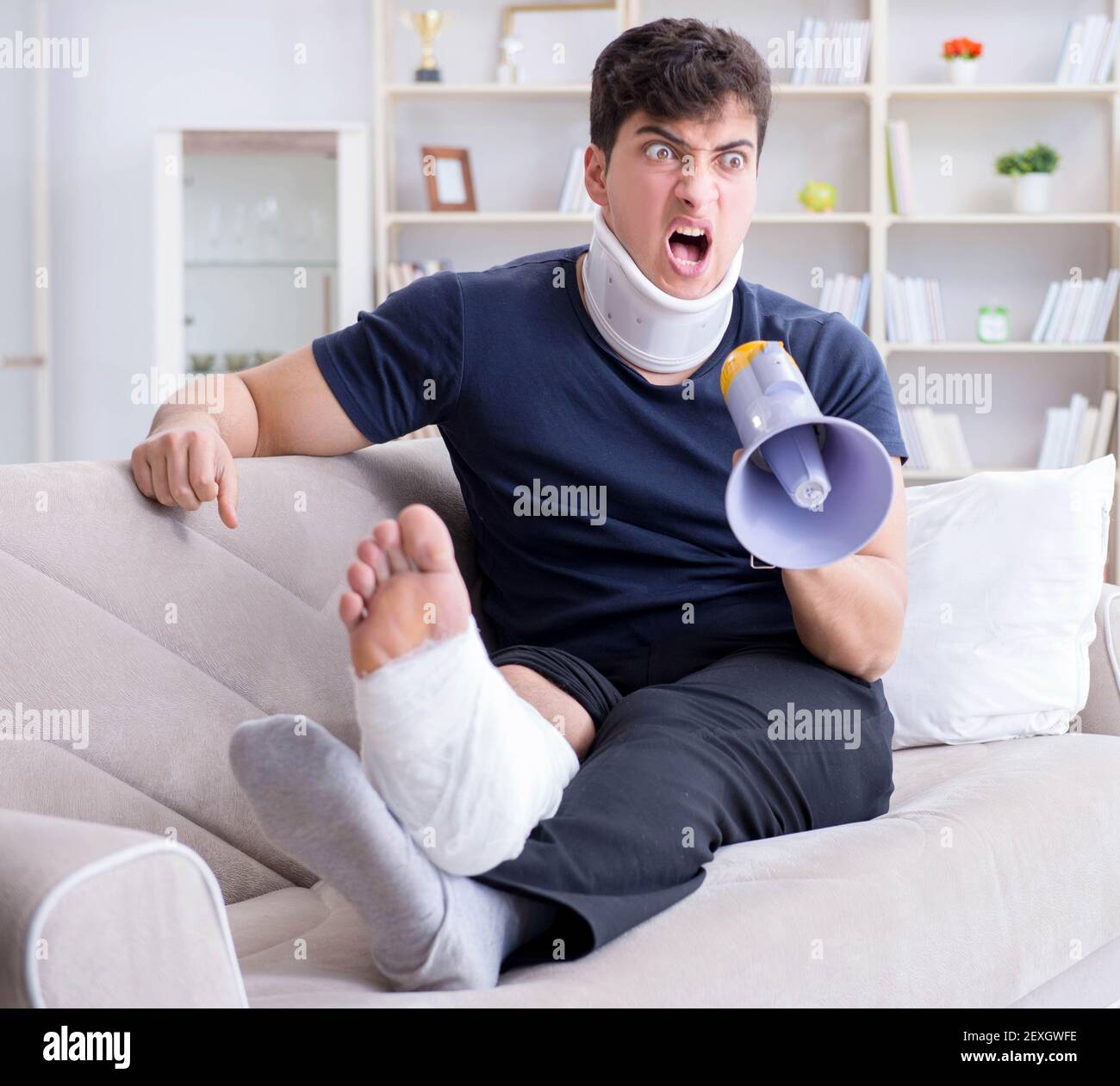 Man shouting from his car hi-res stock photography and images - Alamy