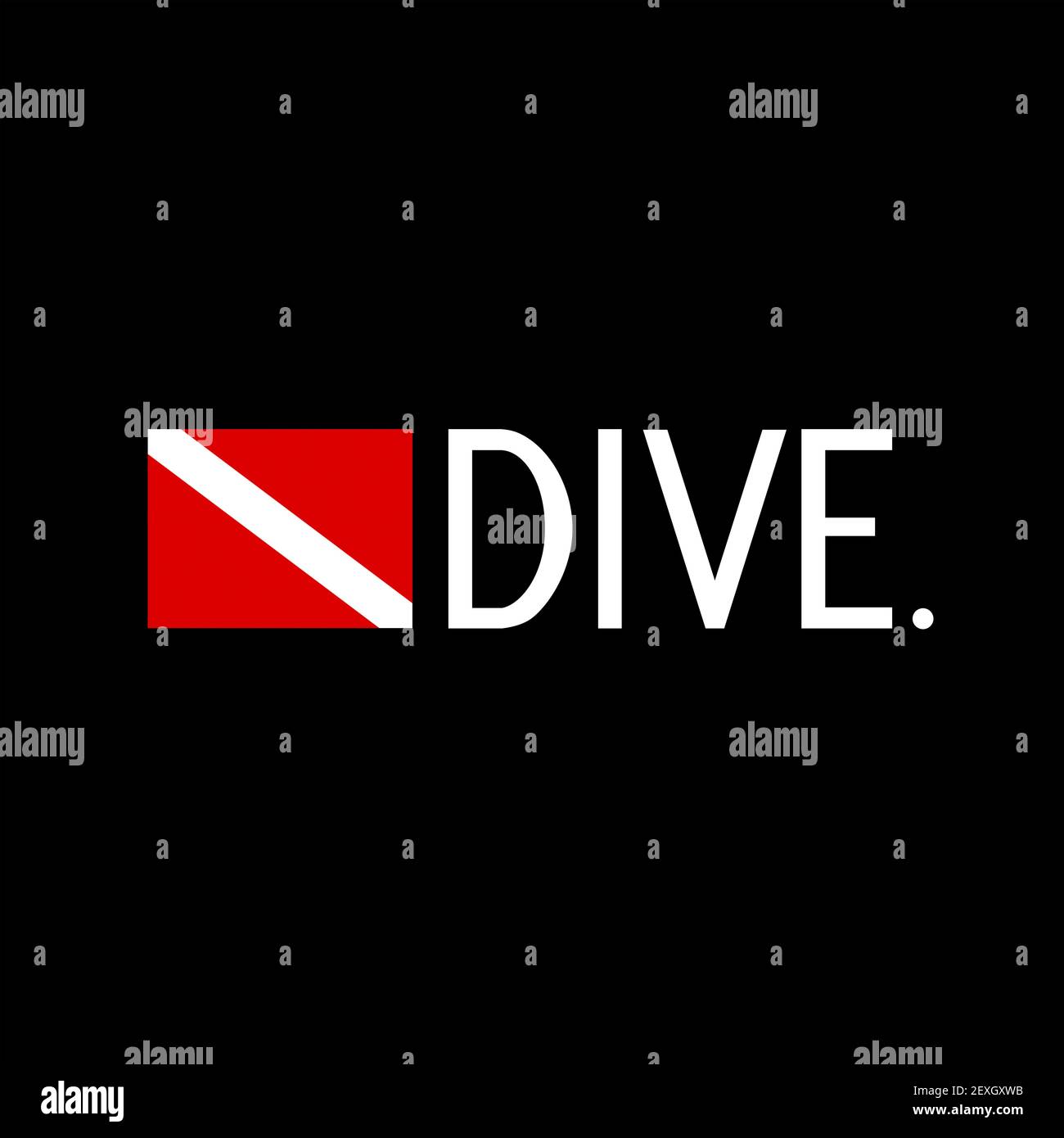 Diver down flag hi-res stock photography and images - Alamy