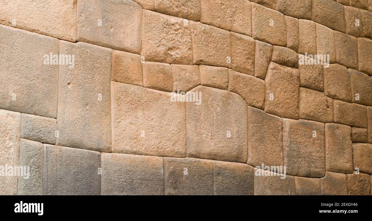 Inka stone wall design hi-res stock photography and images - Alamy