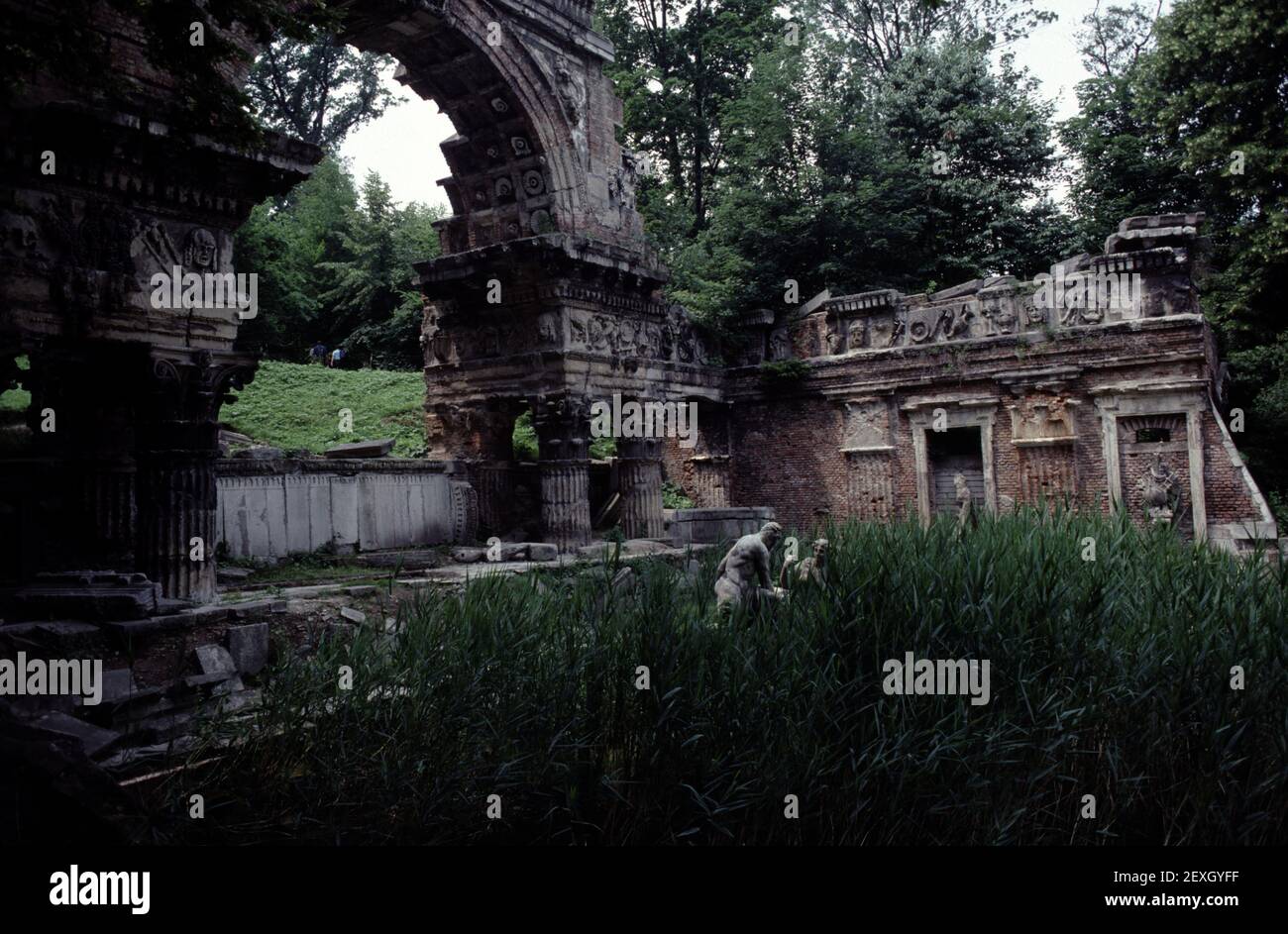 Vienna, Austria. 6/16/1990. Schoenbrunn Palace. 1778 replica of Roman ...
