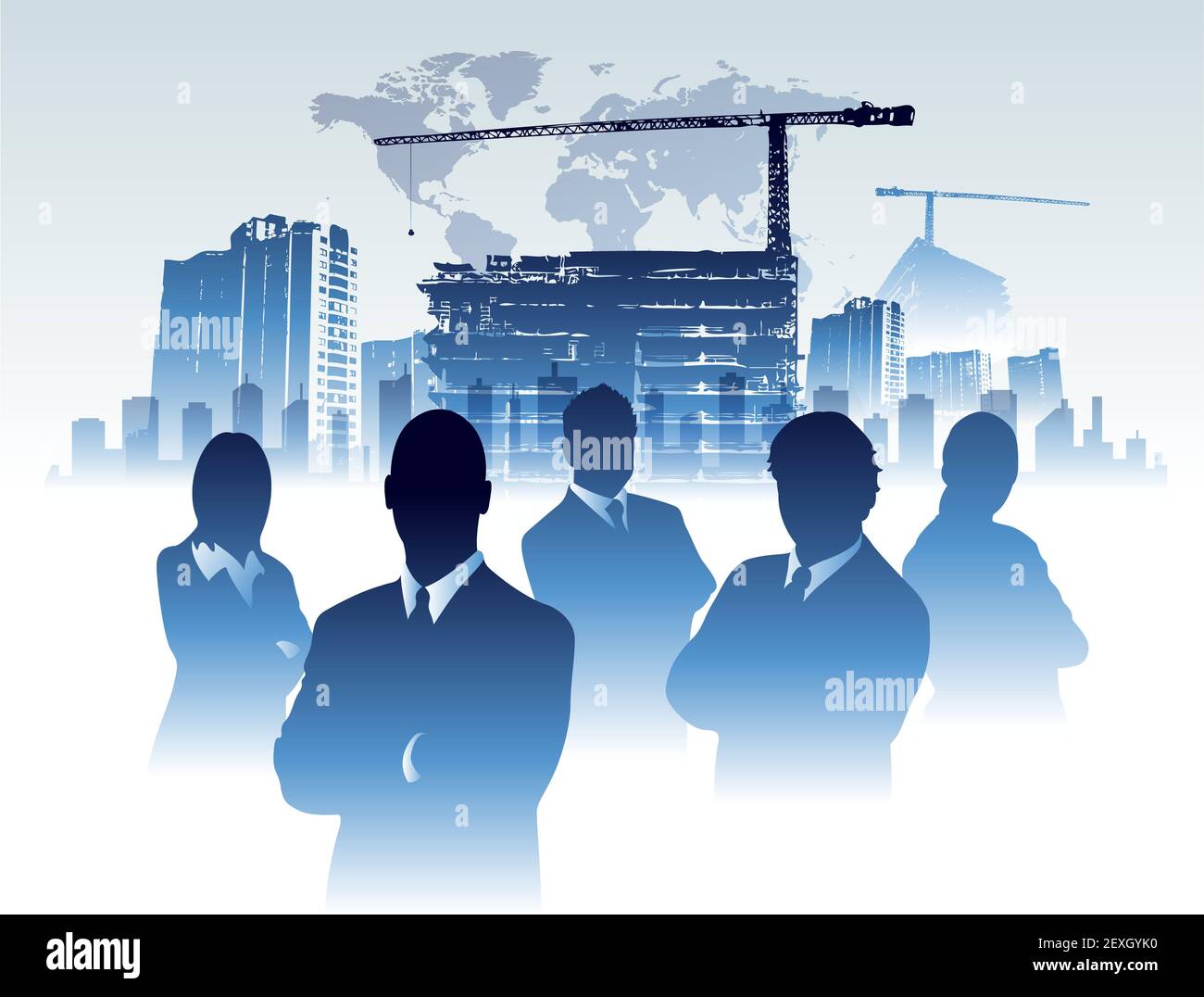 Construction office team hi-res stock photography and images - Alamy