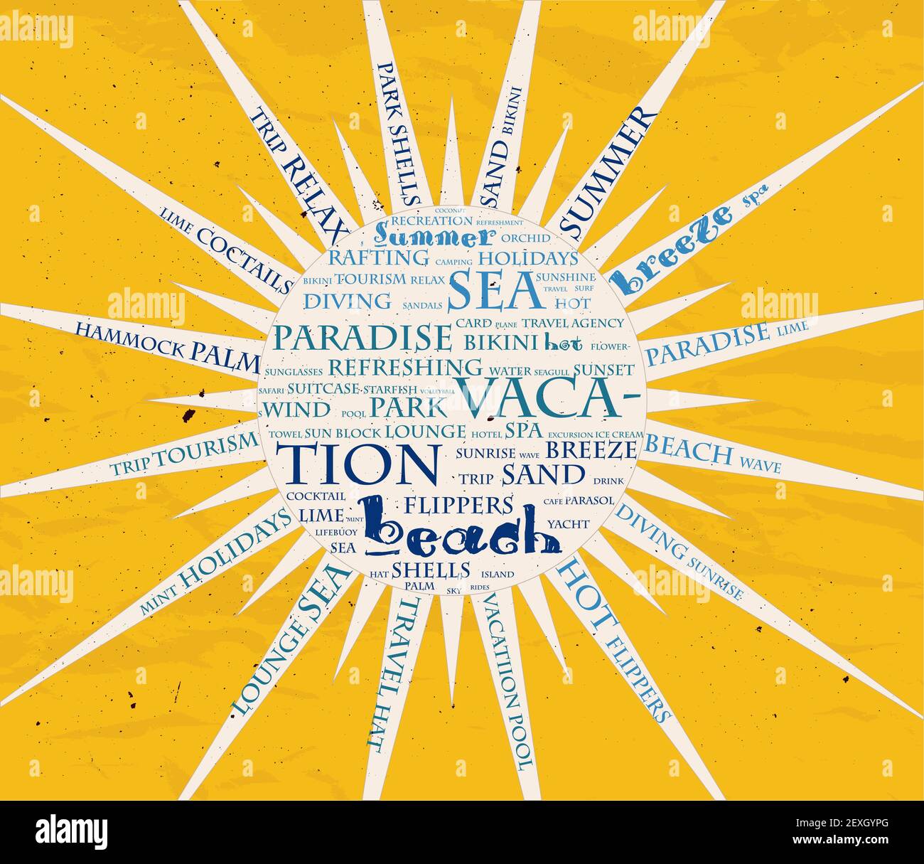 Abstract sun poster Stock Photo - Alamy