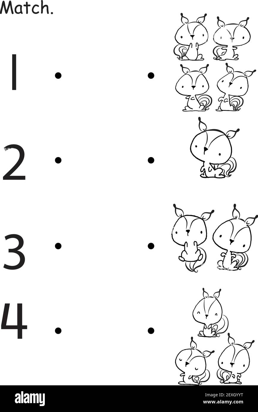 Vector cartoon pre school activity game Stock Vector Images - Alamy