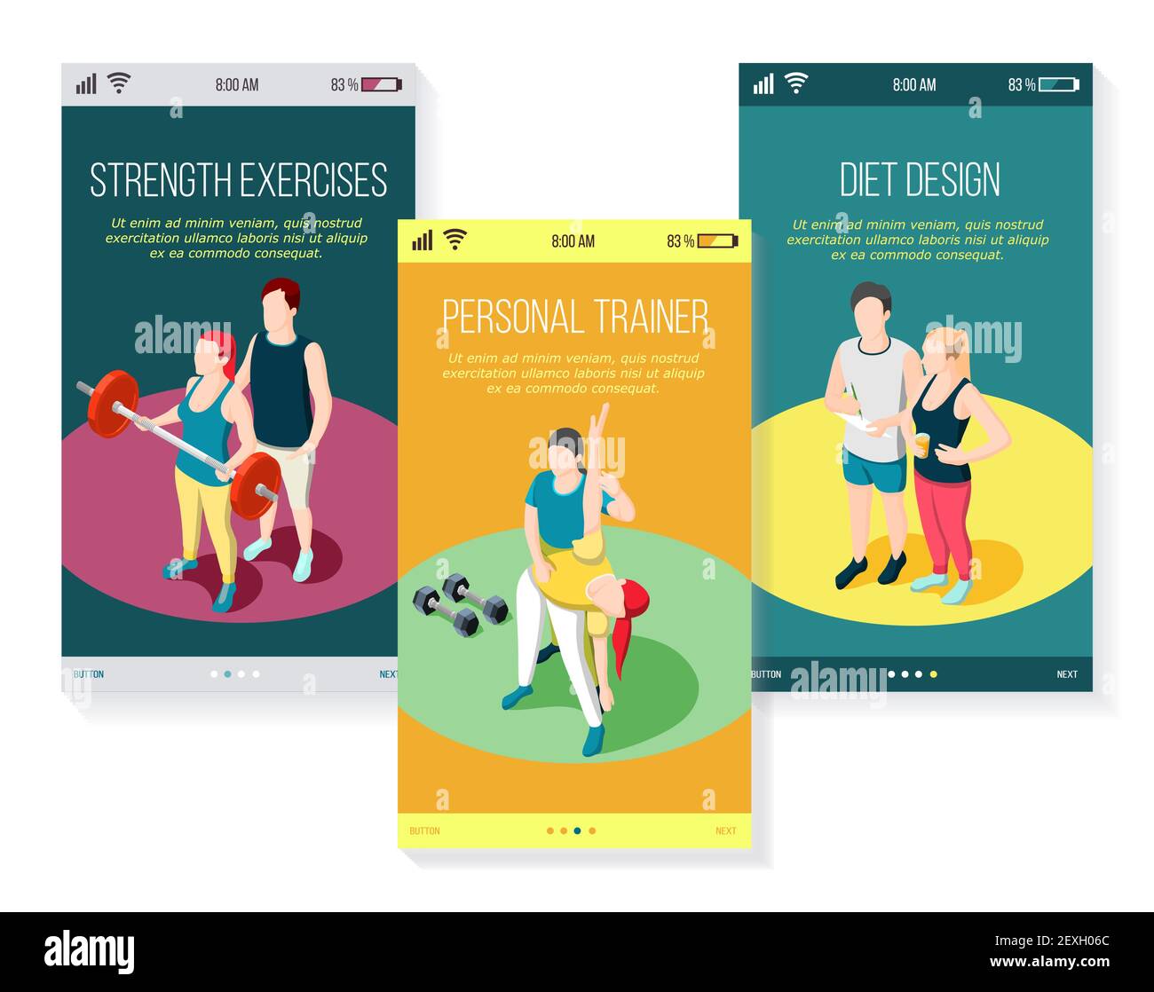 Exercises gymnastics Stock Vector Images - Alamy