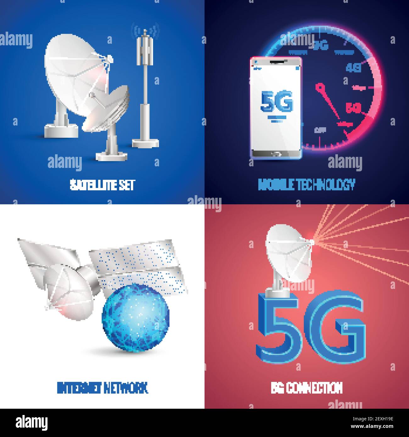 5g wireless infographics hi-res stock photography and images - Alamy