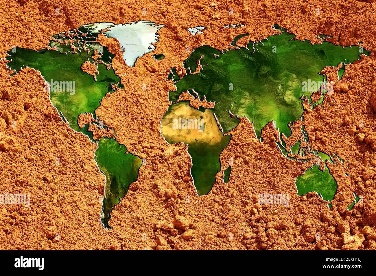 Relief and map and world hi-res stock photography and images - Alamy