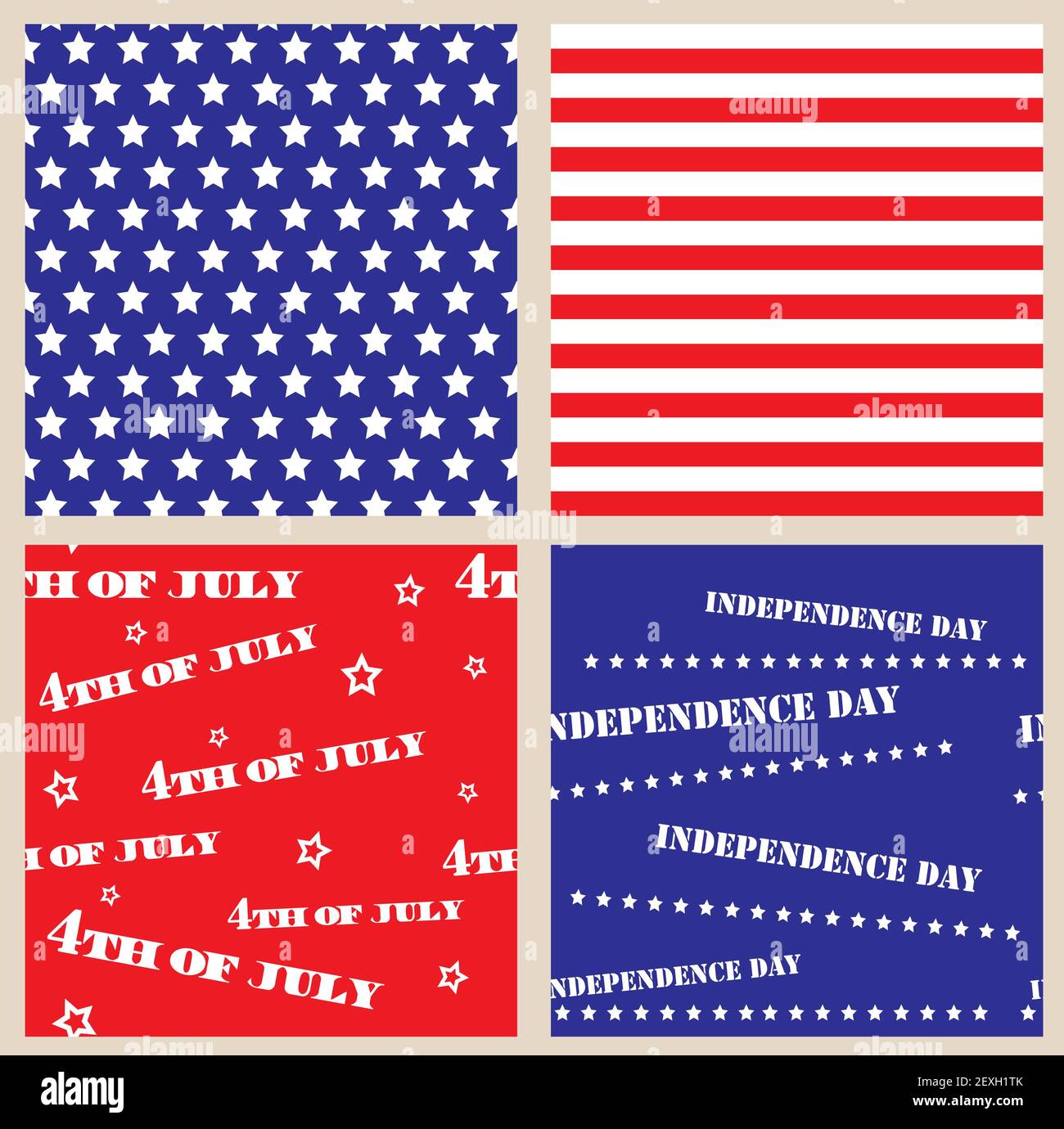 Usa independence day seamless hi-res stock photography and images - Alamy