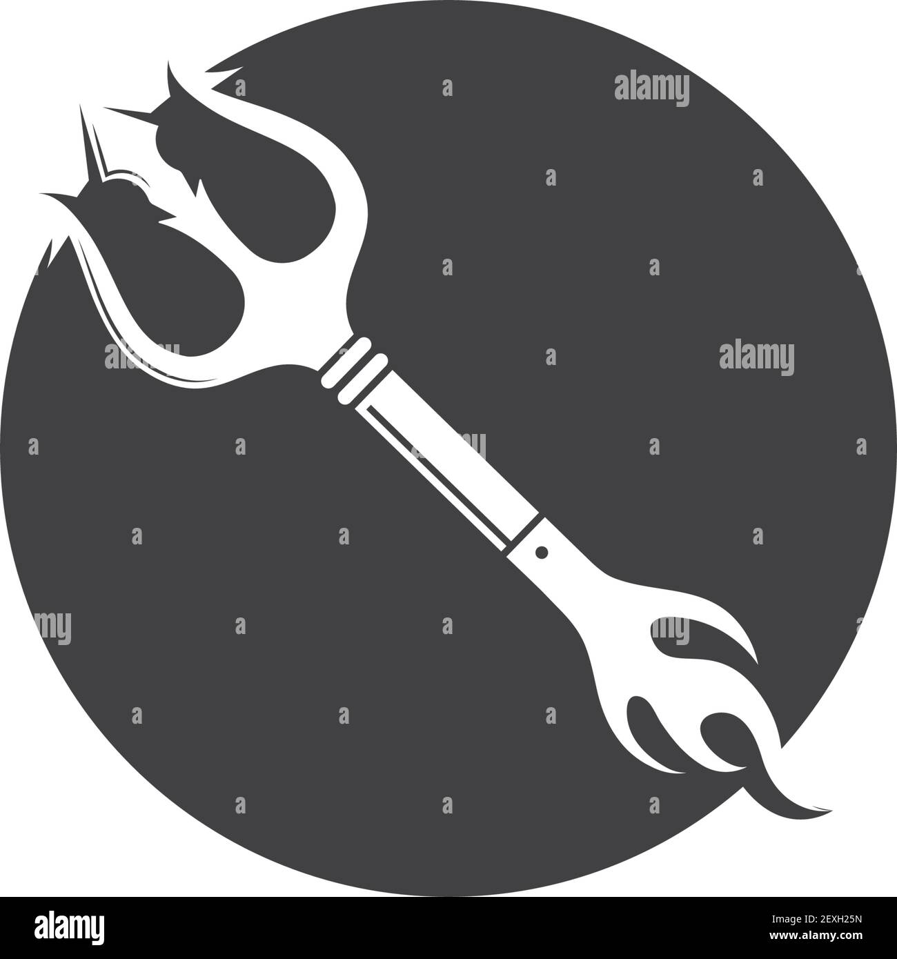 Spear burning Stock Vector Images - Alamy