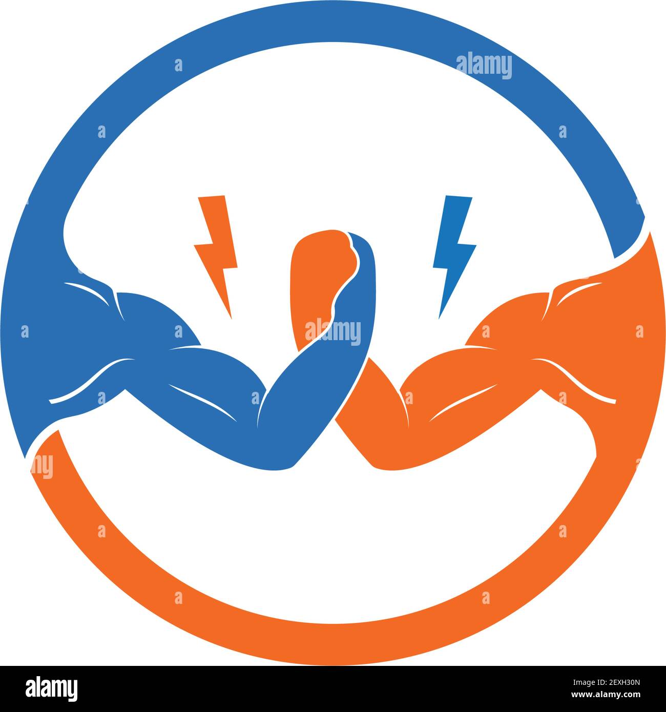 Arm wrestling men Stock Vector Images - Alamy