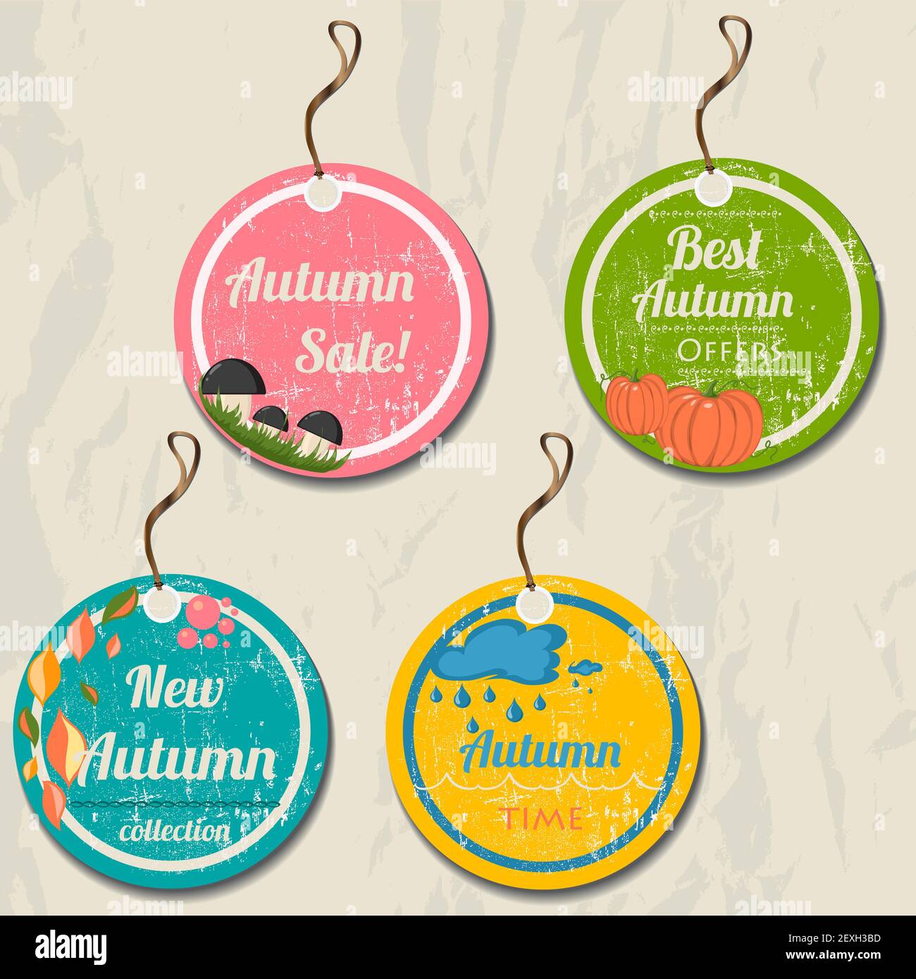 Retro tags hi-res stock photography and images - Alamy