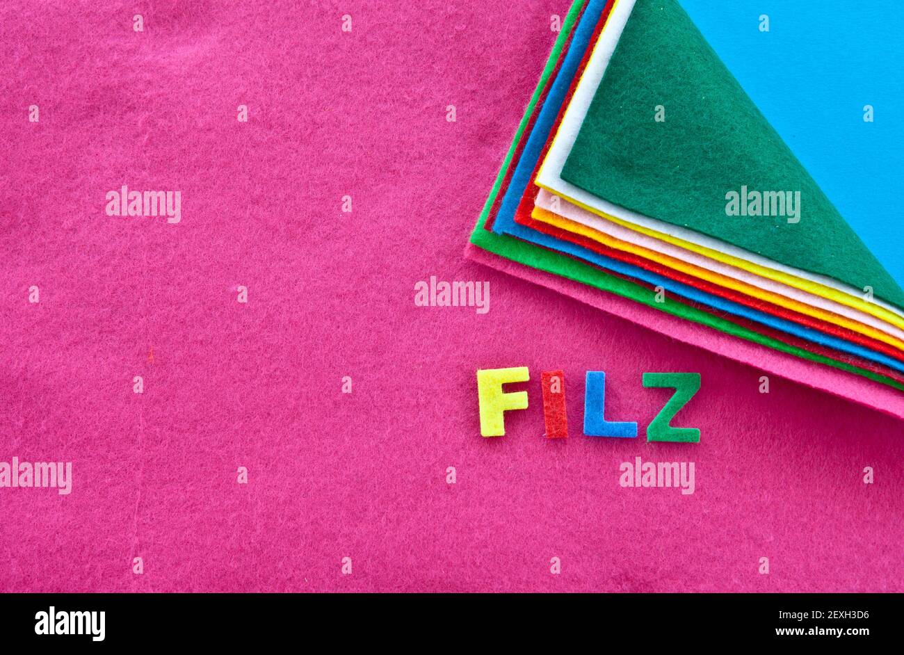 Colorful background of felt Stock Photo - Alamy