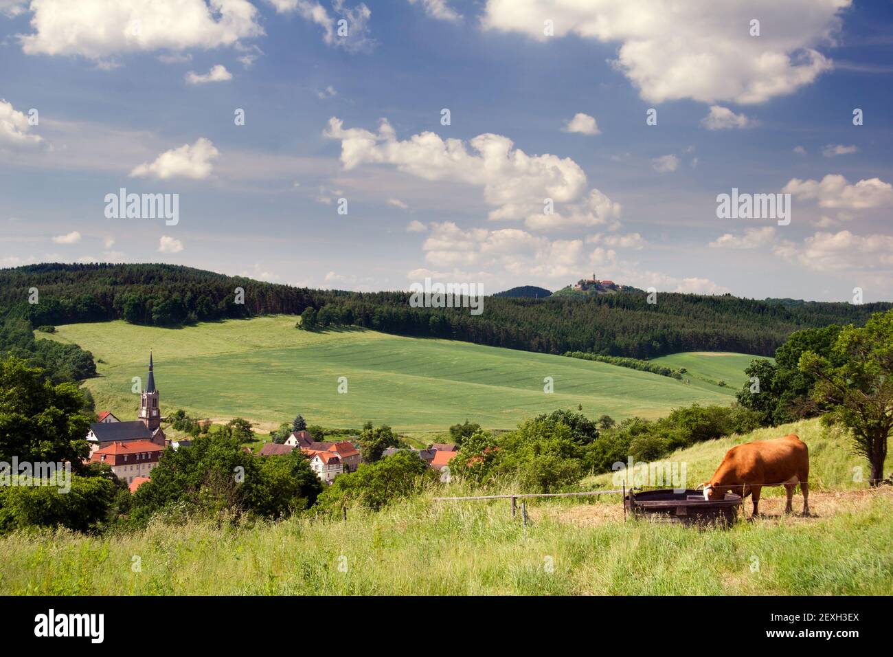 Landscape Thuringia Stock Photo - Alamy