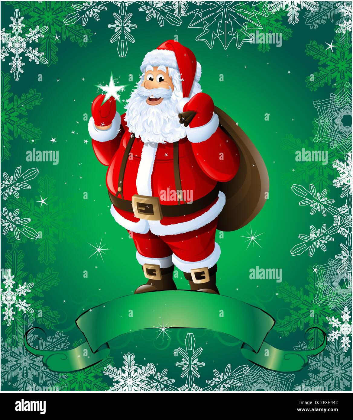 Green santa claus hi-res stock photography and images - Alamy