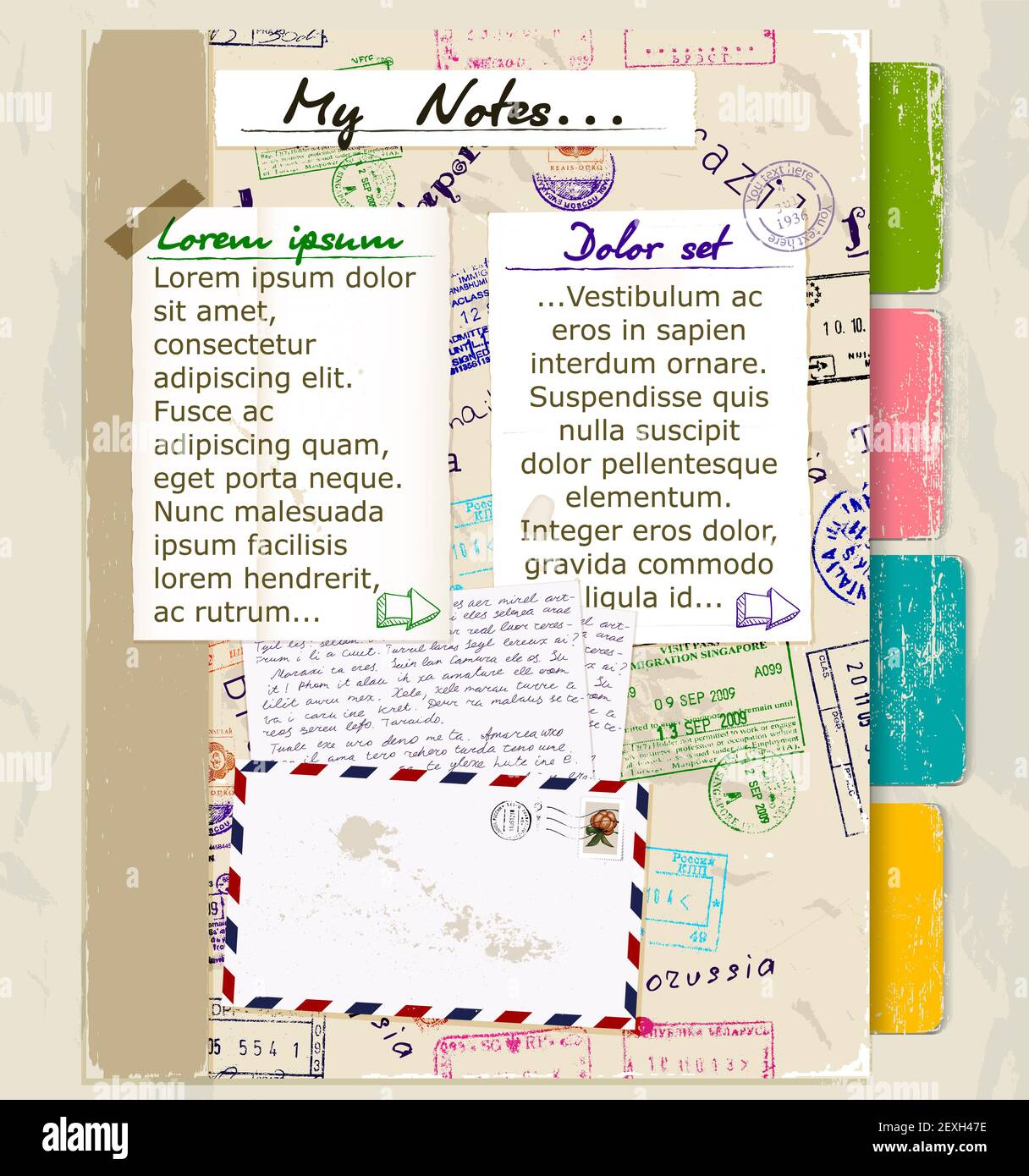 Editable template hi-res stock photography and images - Alamy