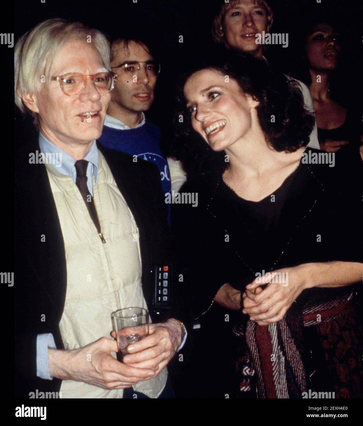 Andy Warhol & Margaret Trudeau; Studio 54-1978 Photo by Adam Scull ...