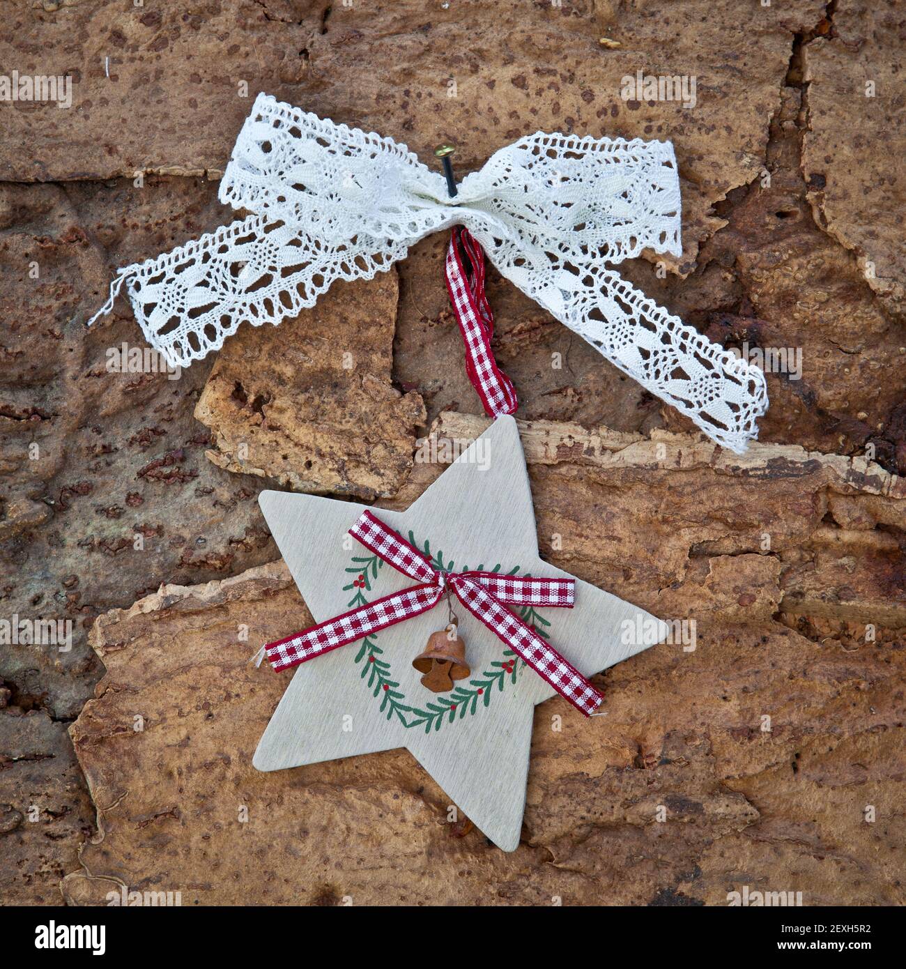 Rustic background for Christmas Stock Photo - Alamy