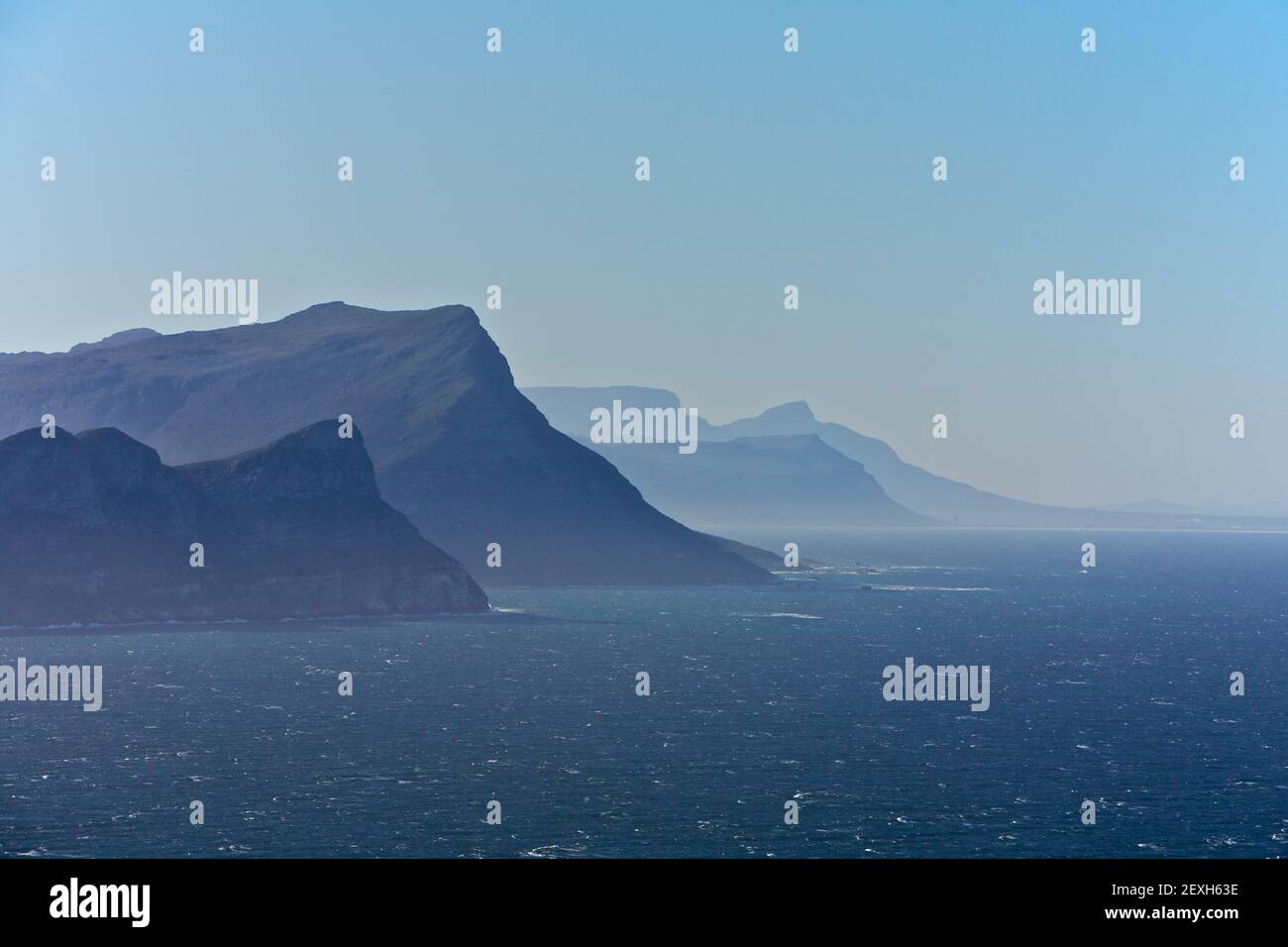 View Towards Cape Town From Cape Point South Africa Stock Photo - Alamy