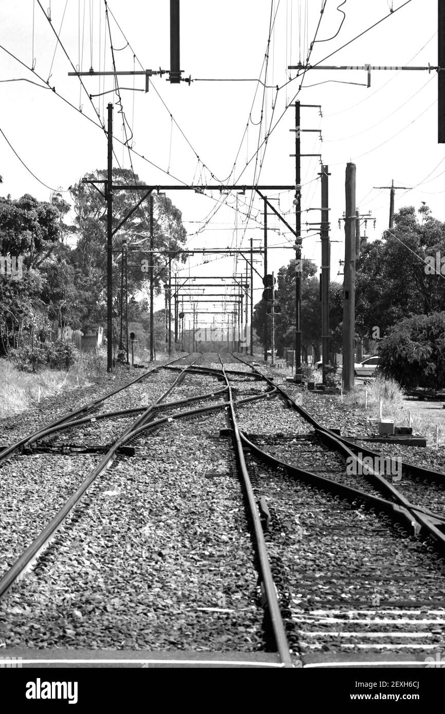 Garbage railway tracks hi-res stock photography and images - Alamy
