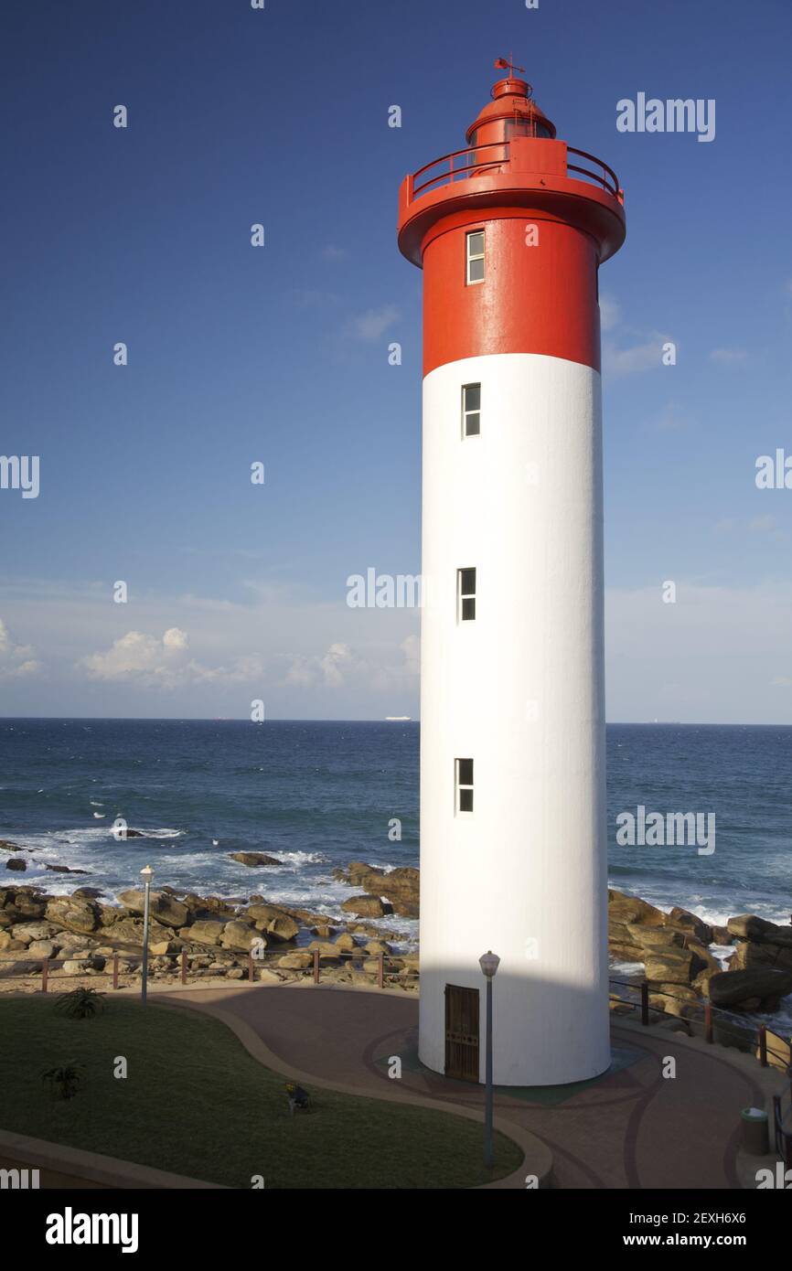 Umhlanga Rocks Lighthouse Stock Photo - Alamy