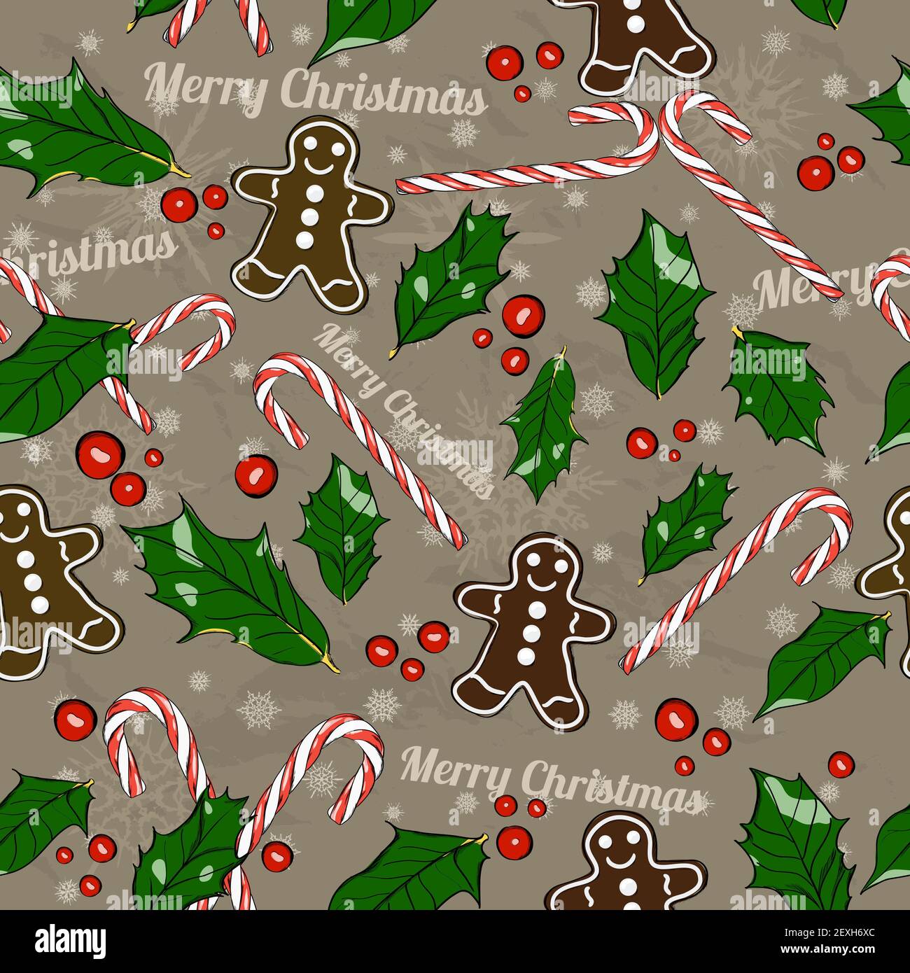 Christmas seamless texture Stock Photo - Alamy