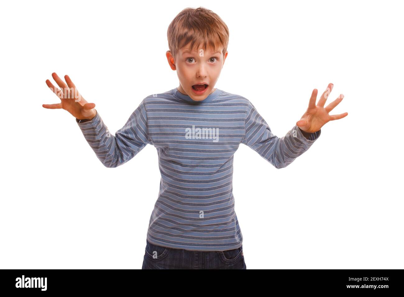 Child fear face hi-res stock photography and images - Alamy