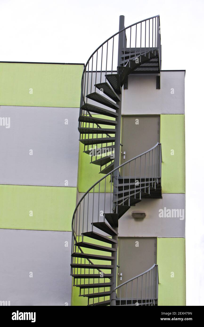 Office block stairs hi-res stock photography and images - Alamy