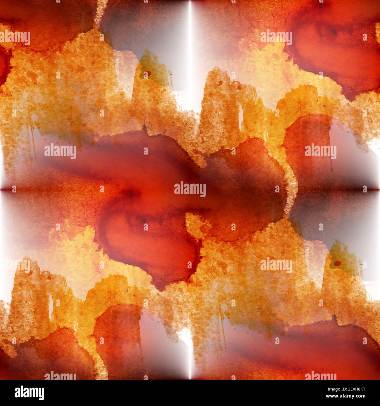 Design orange, red seamless texture watercolor background abstract ...