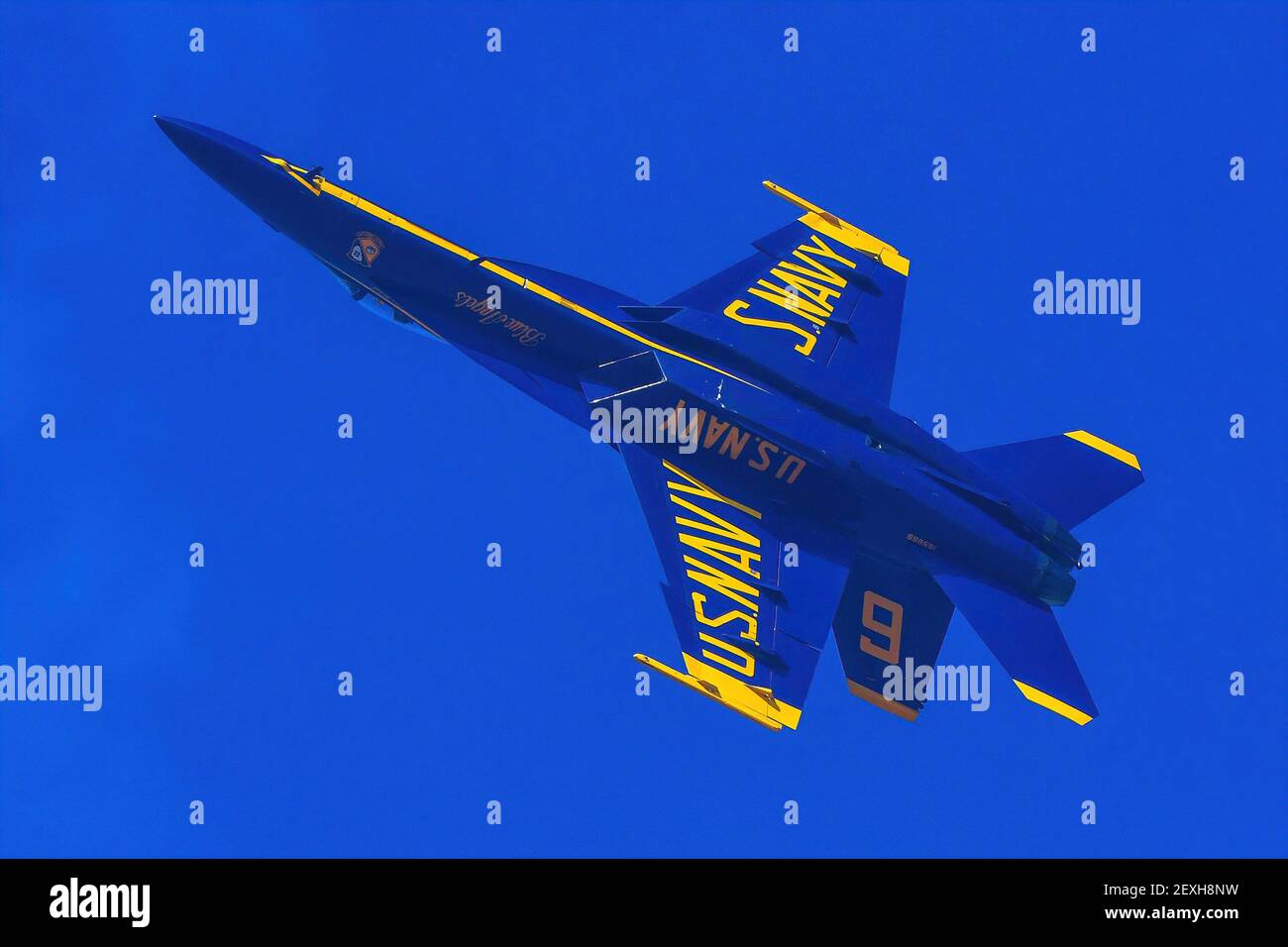 Blue Angels Flying in Formation Stock Photo - Alamy
