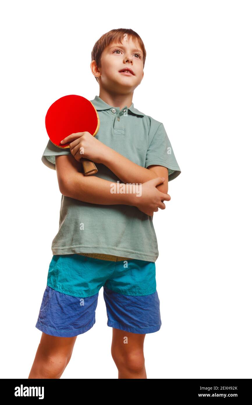 Boy Playing Ping Pong Table Tennis High Resolution Stock Photography and Images - Alamy