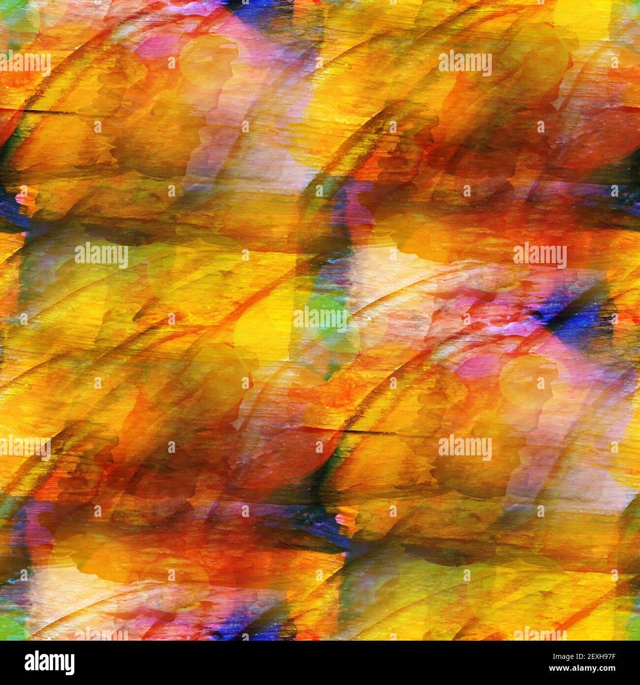 Background seamless texture watercolor abstract paint pattern yellow ...
