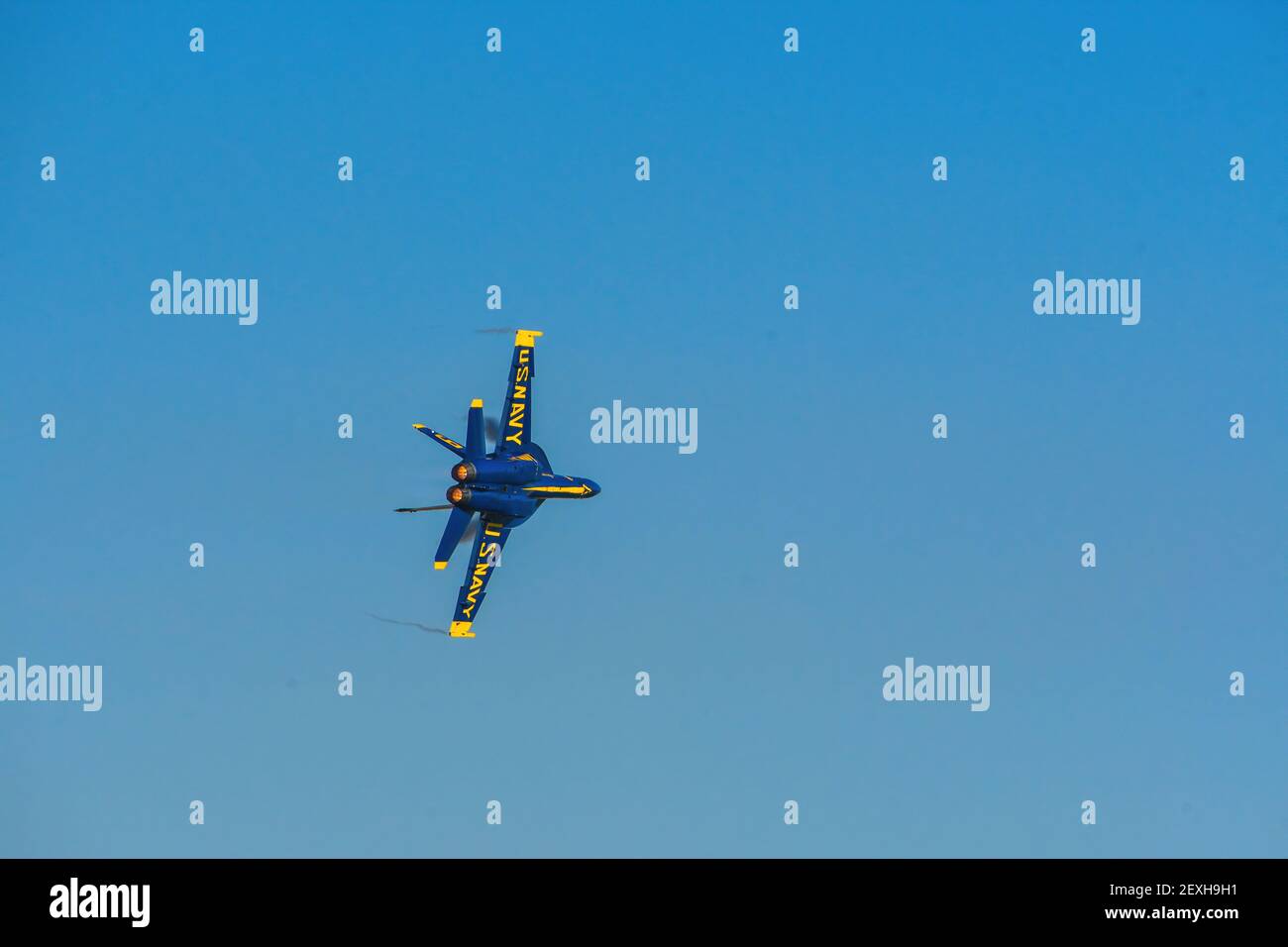Blue Angels Flying in Formation Stock Photo - Alamy