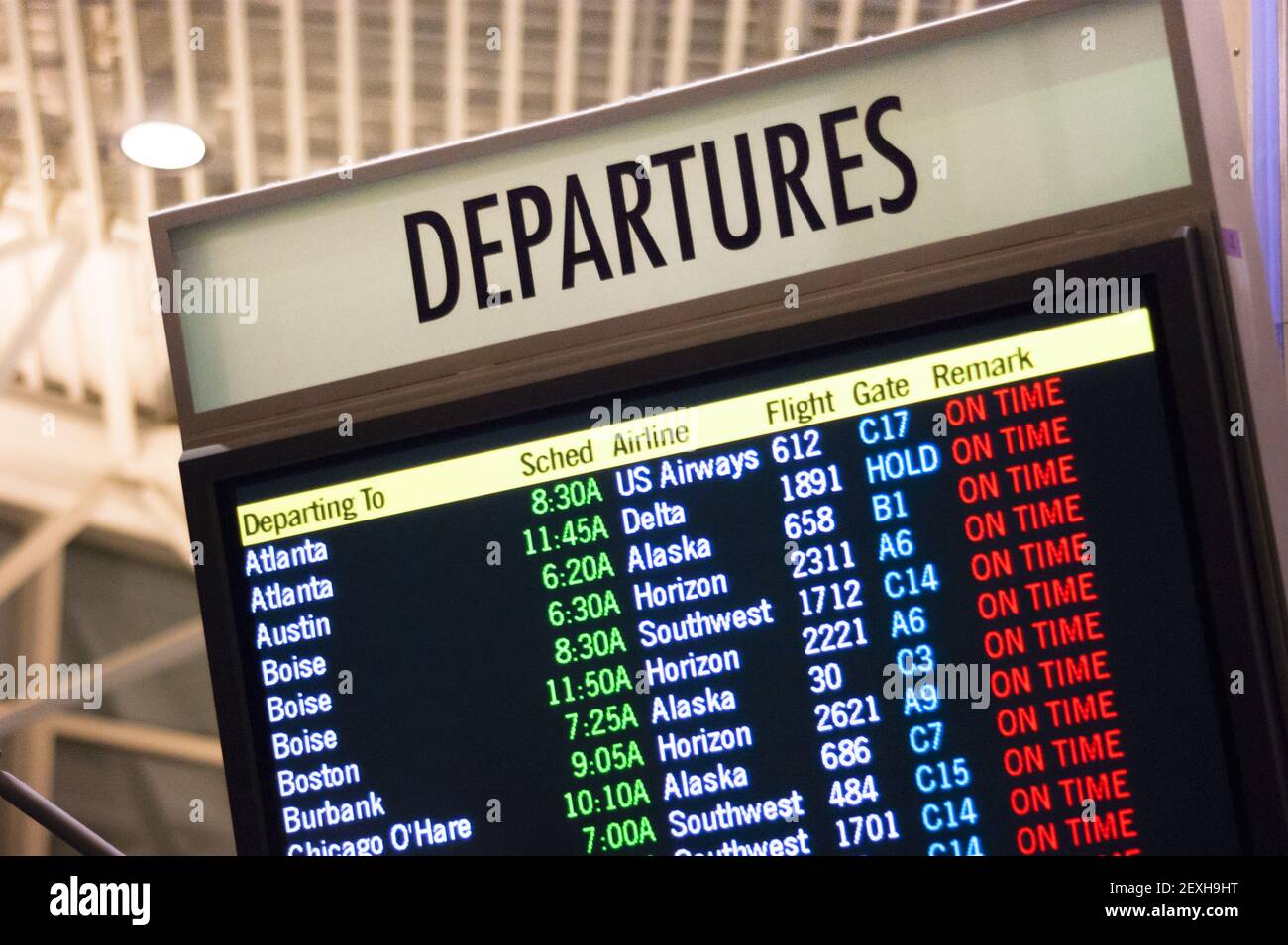 Arrival Departure Signs High Resolution Stock Photography and Images ...