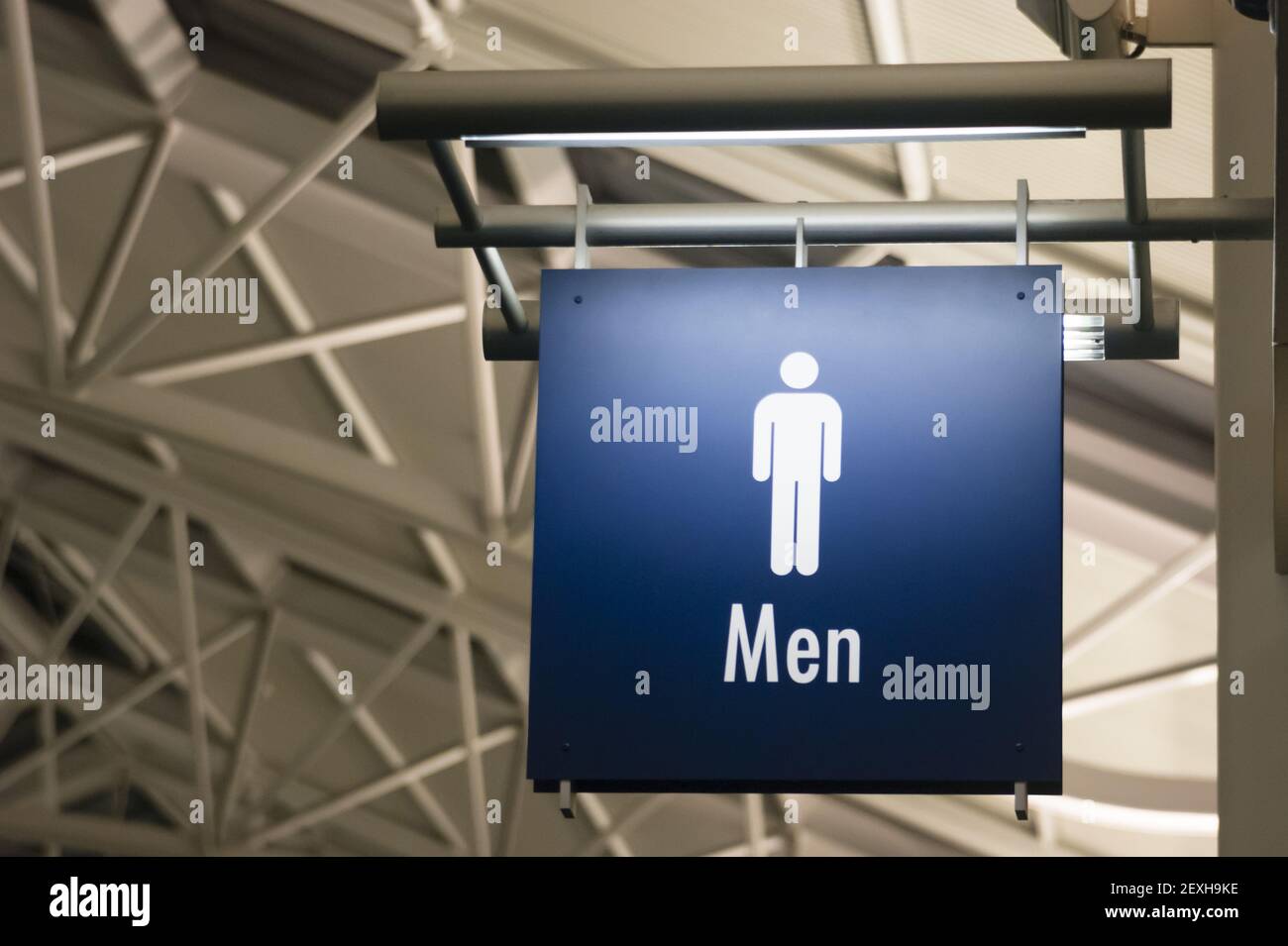 Men's Restroom Male Lavatory Sign Marker Public Building Architecture ...