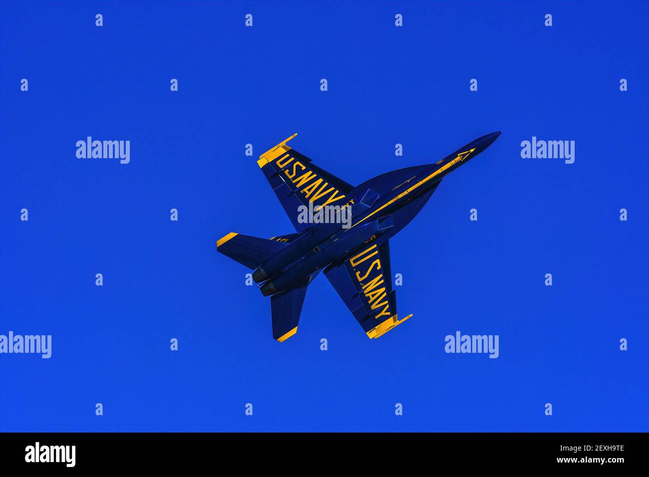 Blue Angels Flying in Formation Stock Photo - Alamy