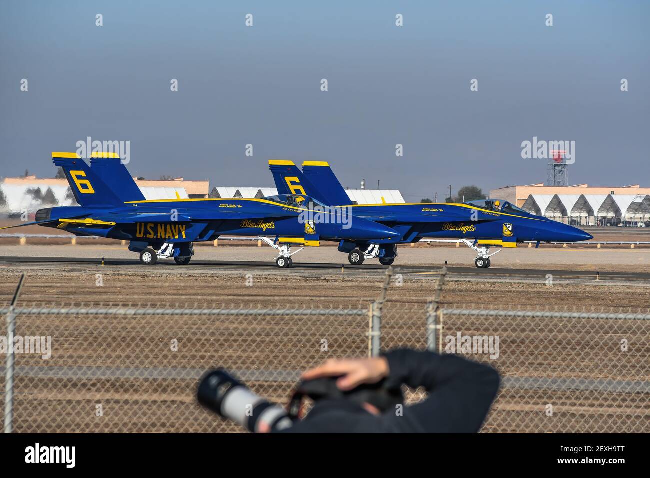 Blue Angels Flying in Formation Stock Photo - Alamy