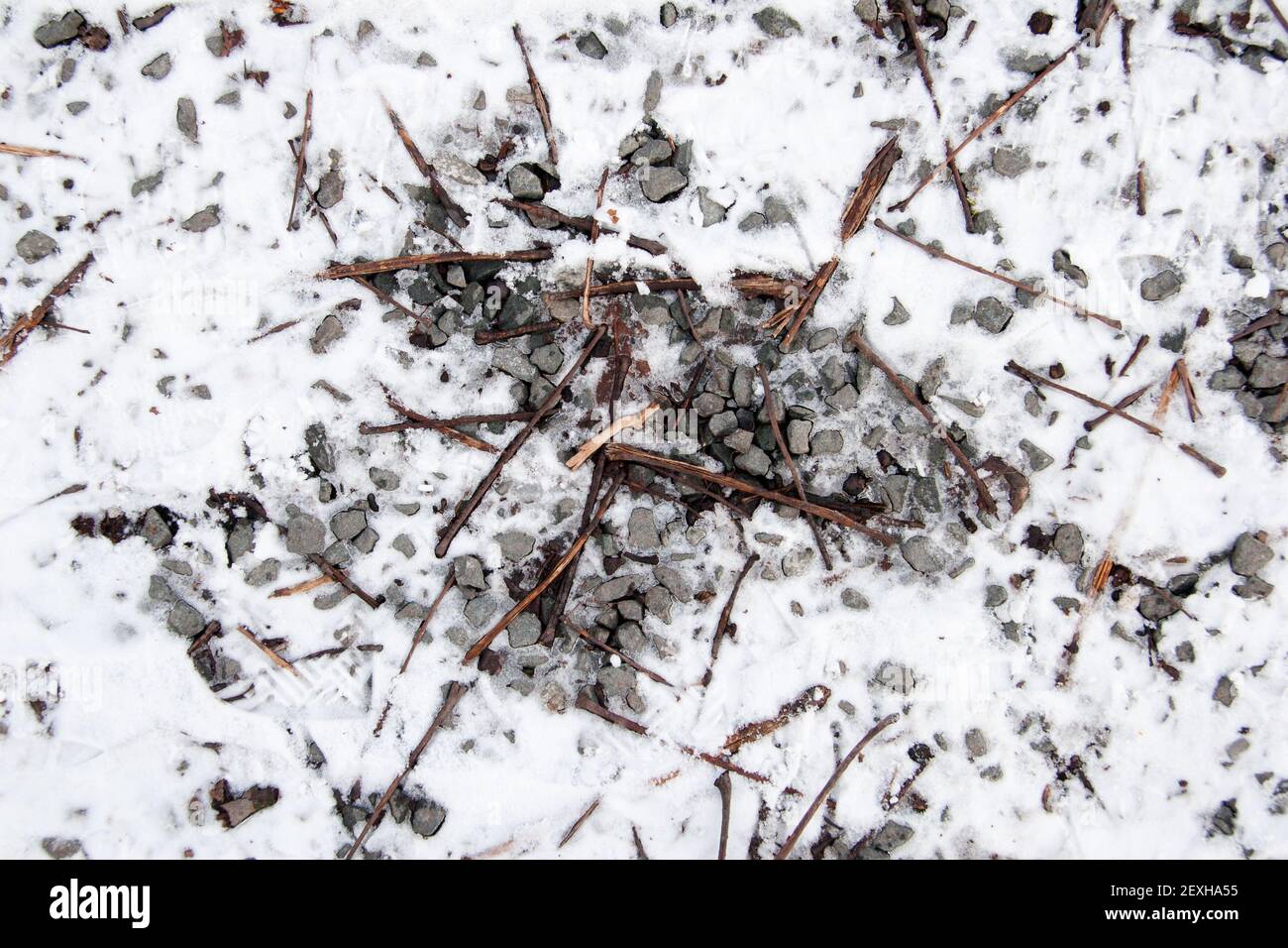 Snow and ice Stock Photo - Alamy