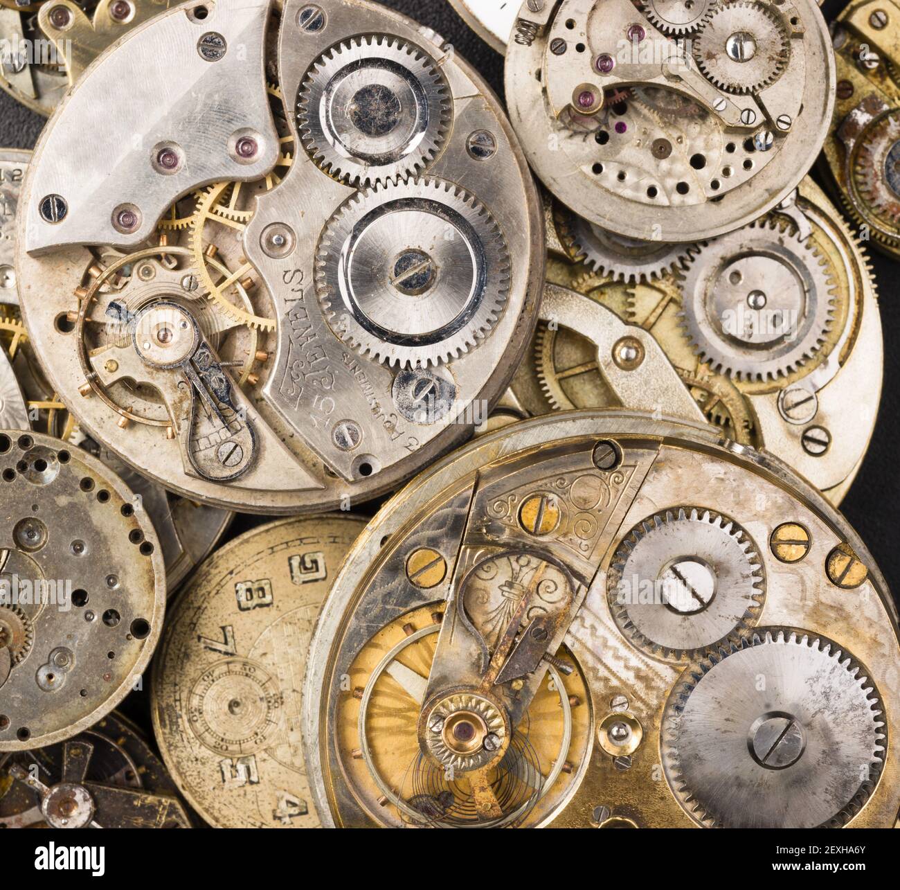 Watch parts hi-res stock photography and images - Alamy