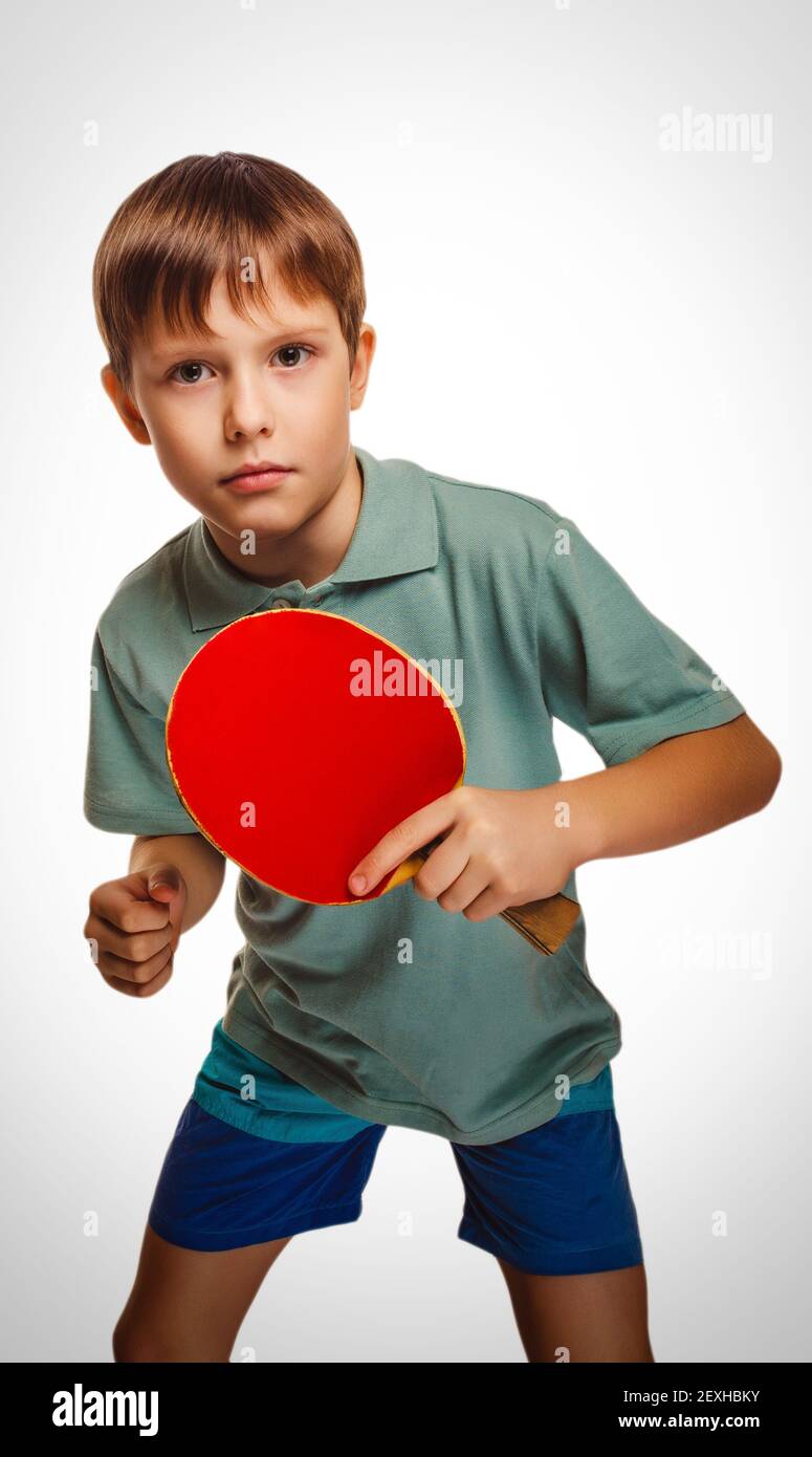 Boy child table tennis hi-res stock photography and images - Alamy