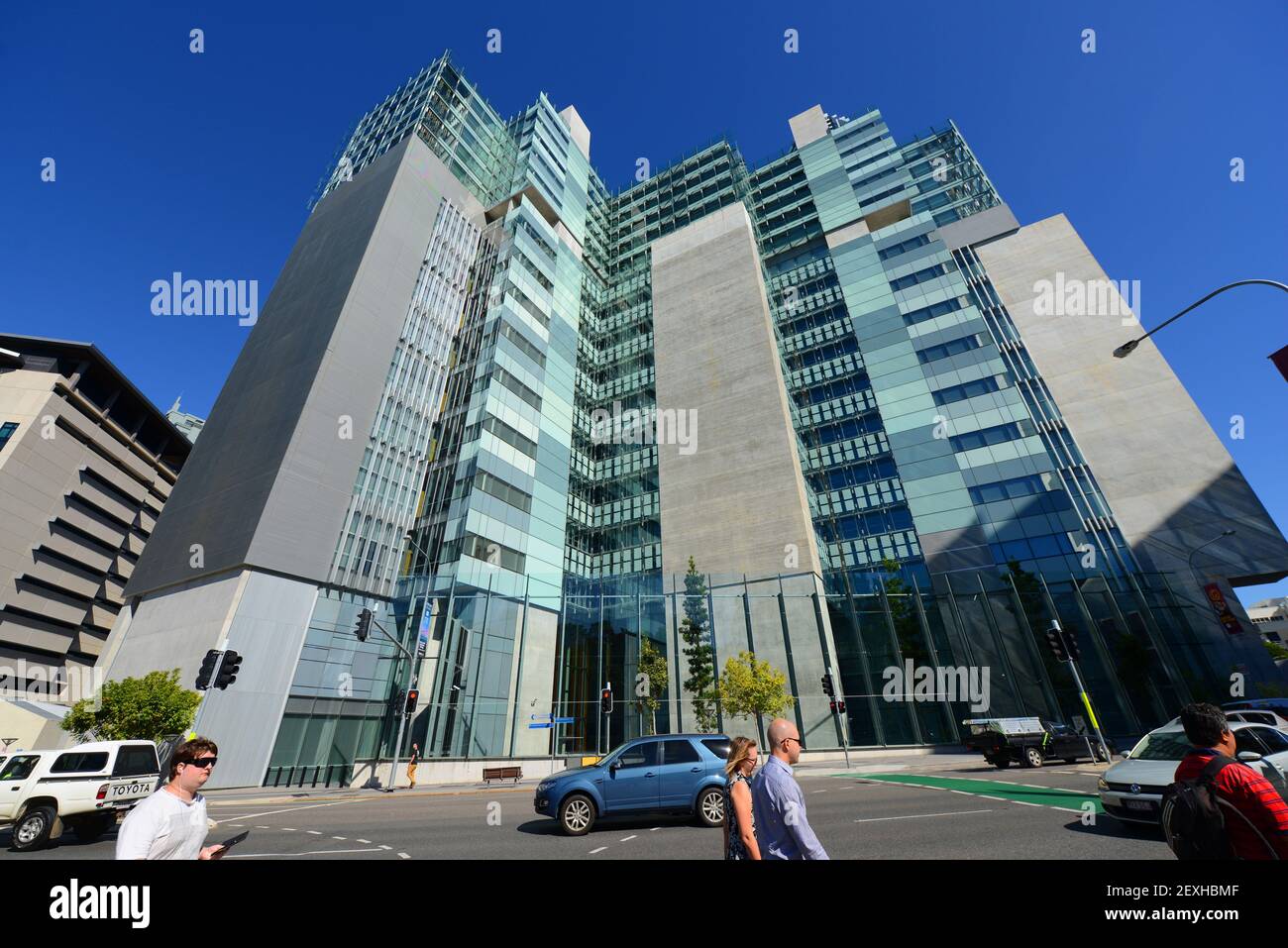 Modern office buildings in Brisbane, Australia Stock Photo - Alamy