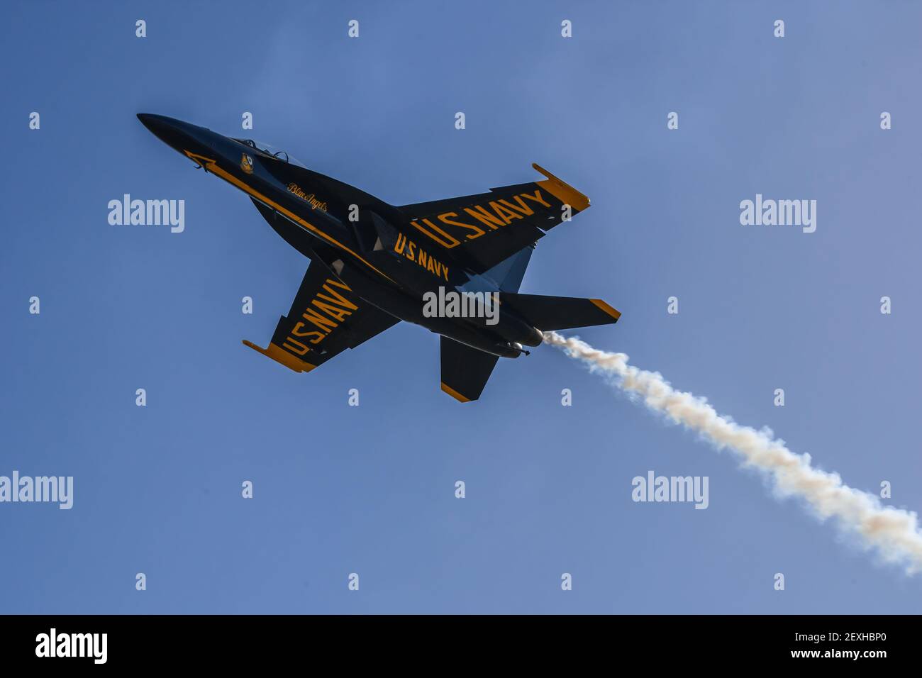 Blue Angels Flying in Formation Stock Photo - Alamy
