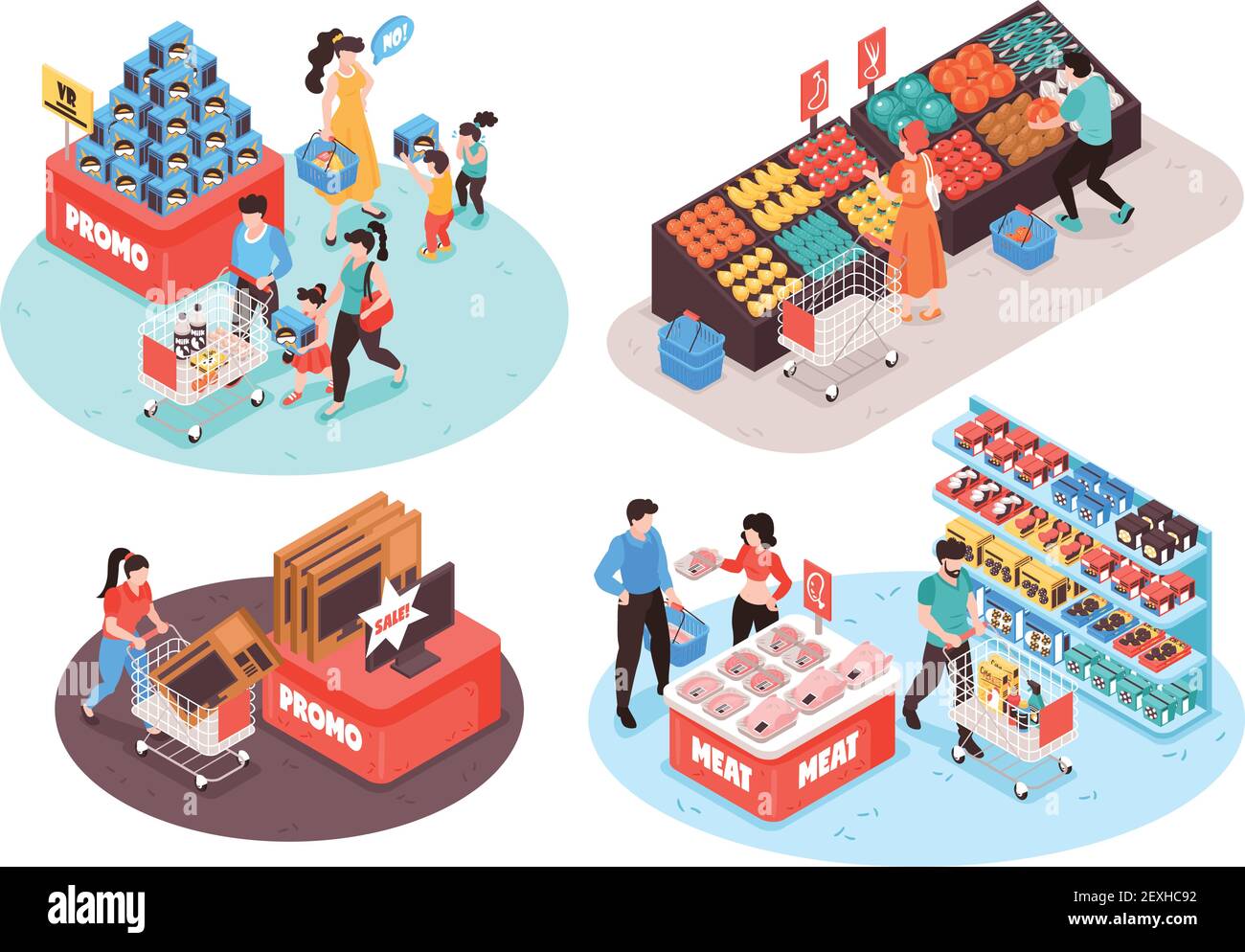 Supermarket sections hi-res stock photography and images - Alamy