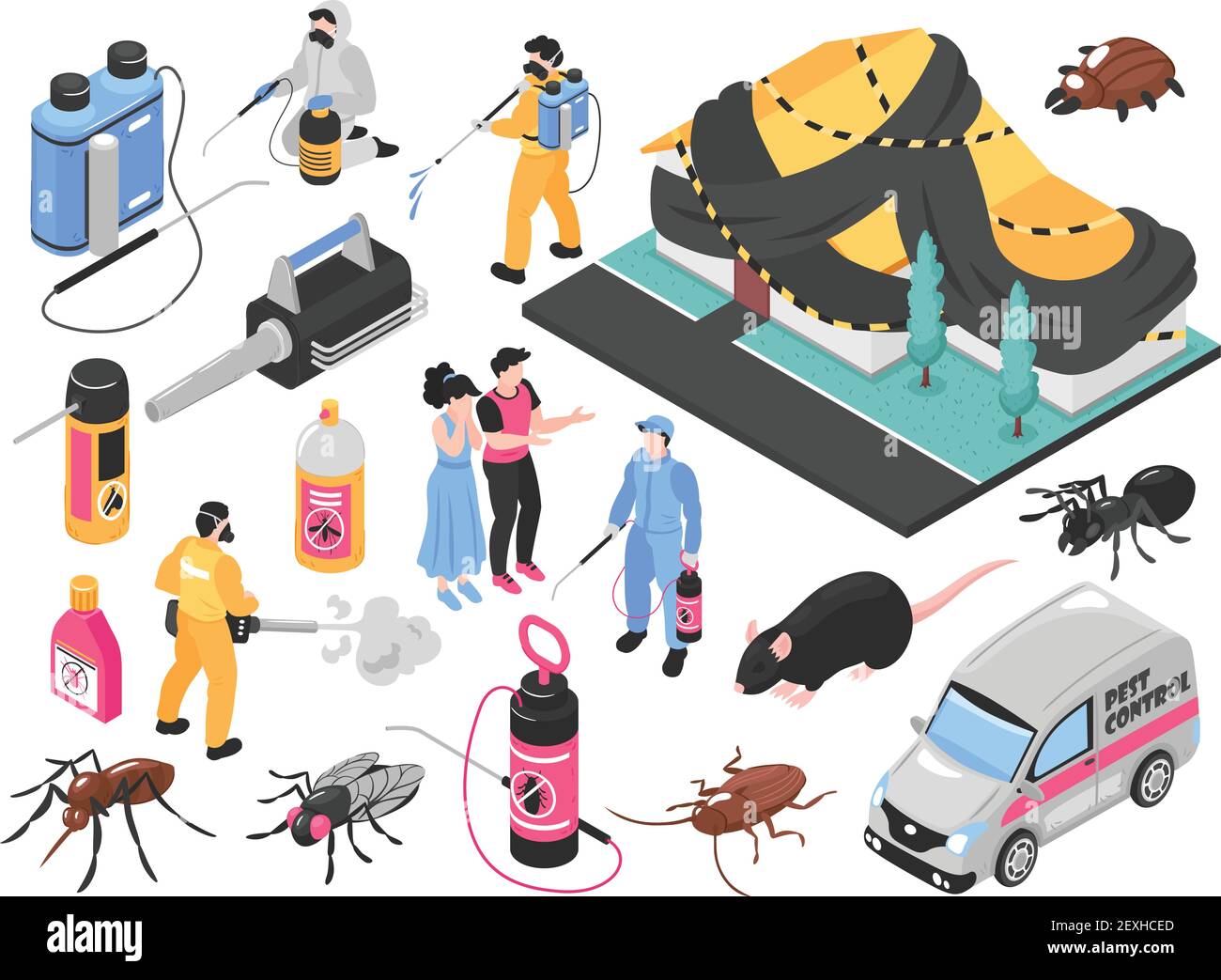 Removing bugs Stock Vector Images - Alamy