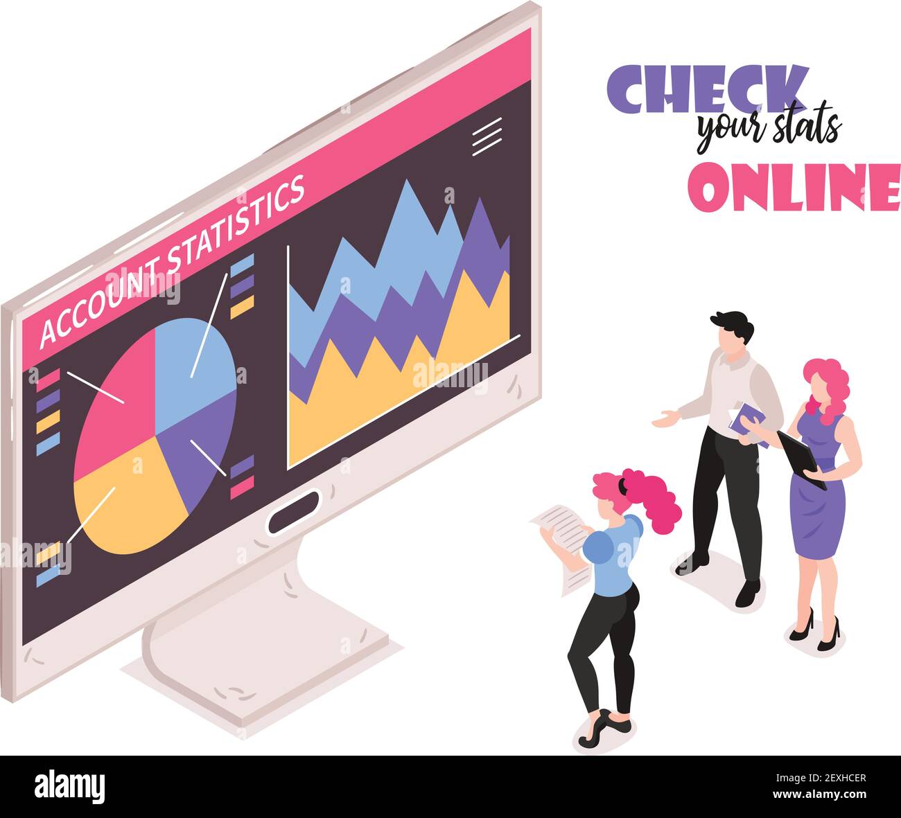 Checking balance Stock Vector Images - Alamy