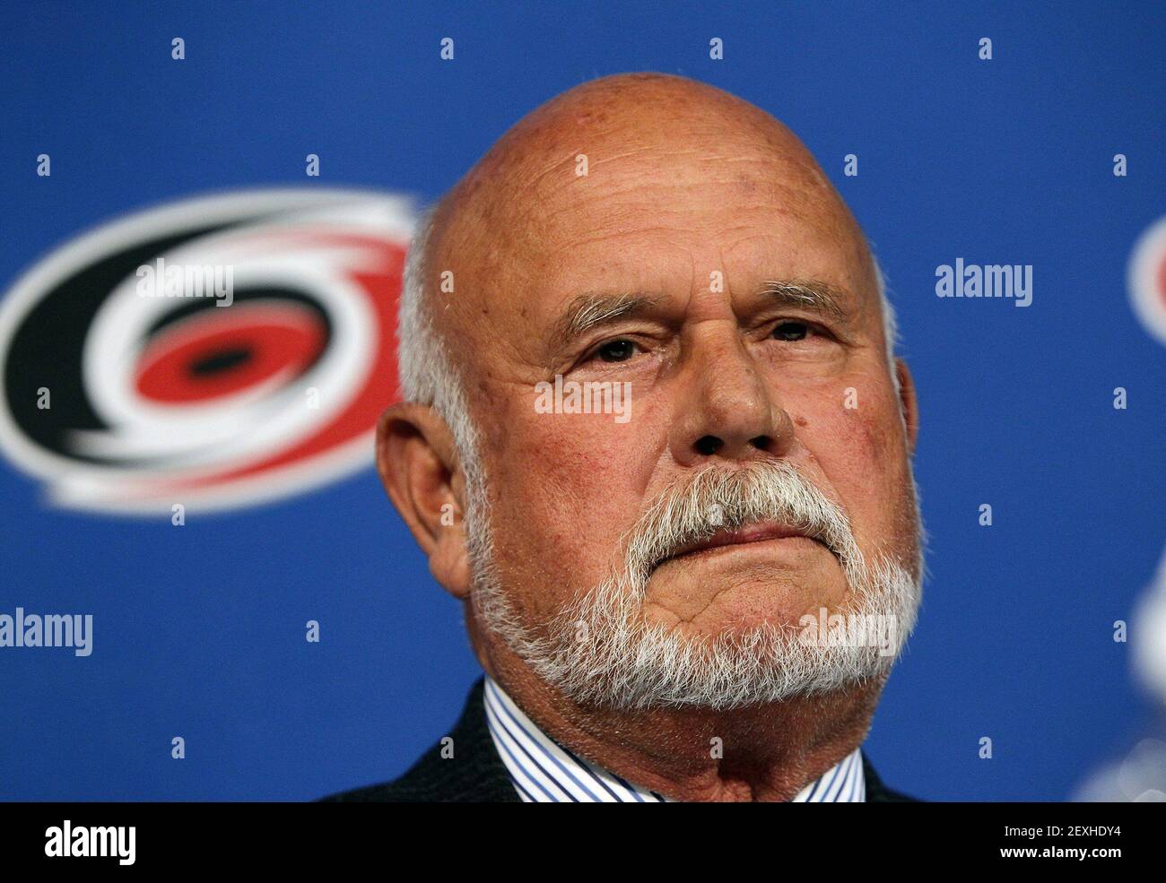Carolina Hurricanes team owner Peter Karmanos at PNC Arena in Raleigh ...