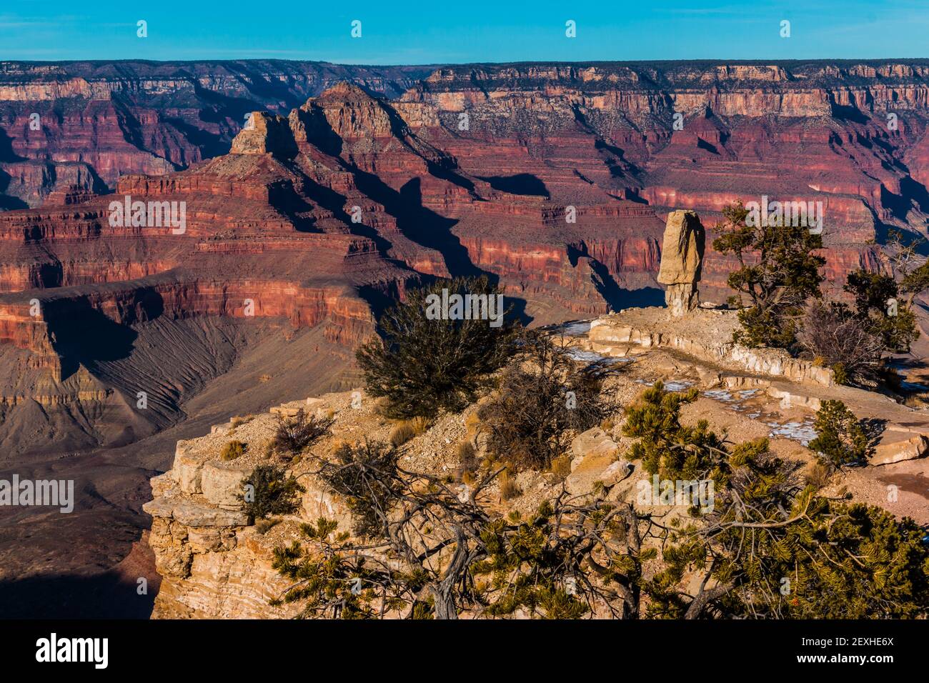 Shoshone Point On The South Rim, Grand Canyon National Park, Arizona, USA Stock Photo - Alamy