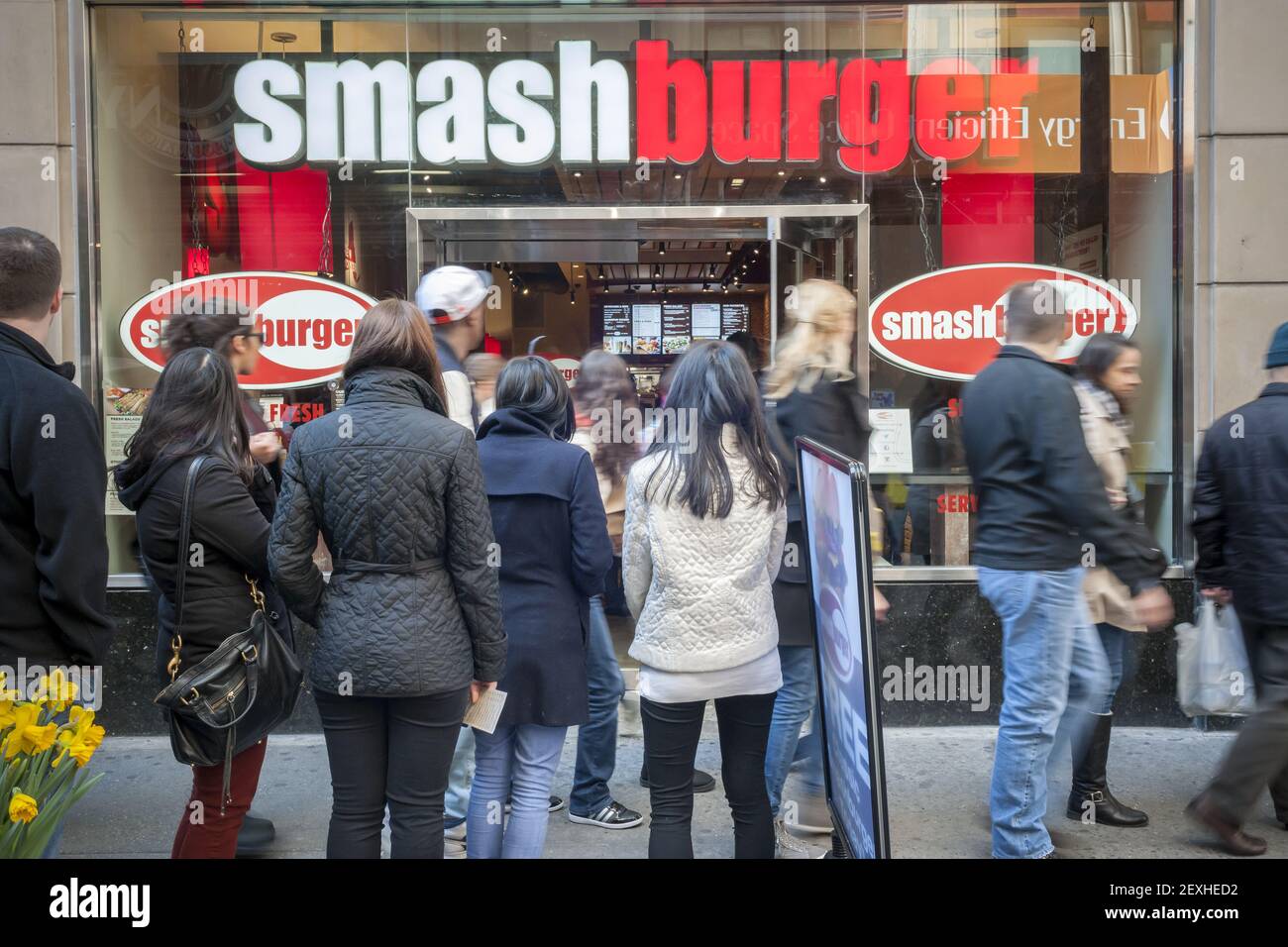 Burger lovers from far and wide descend on the new Smashburger ...
