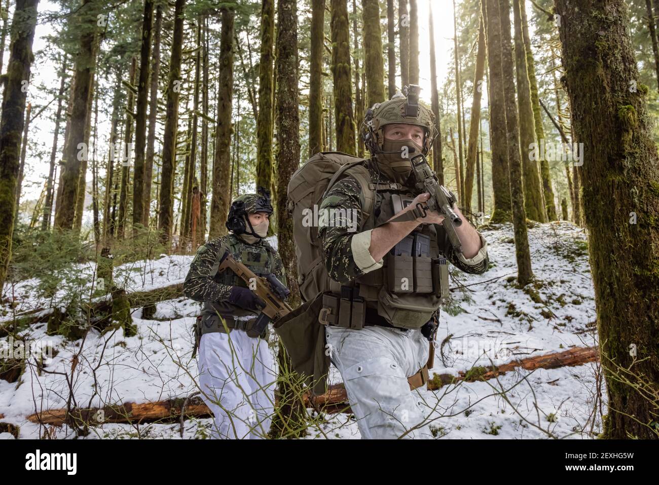 Army Man wearing Tactical Uniform Stock Photo - Alamy