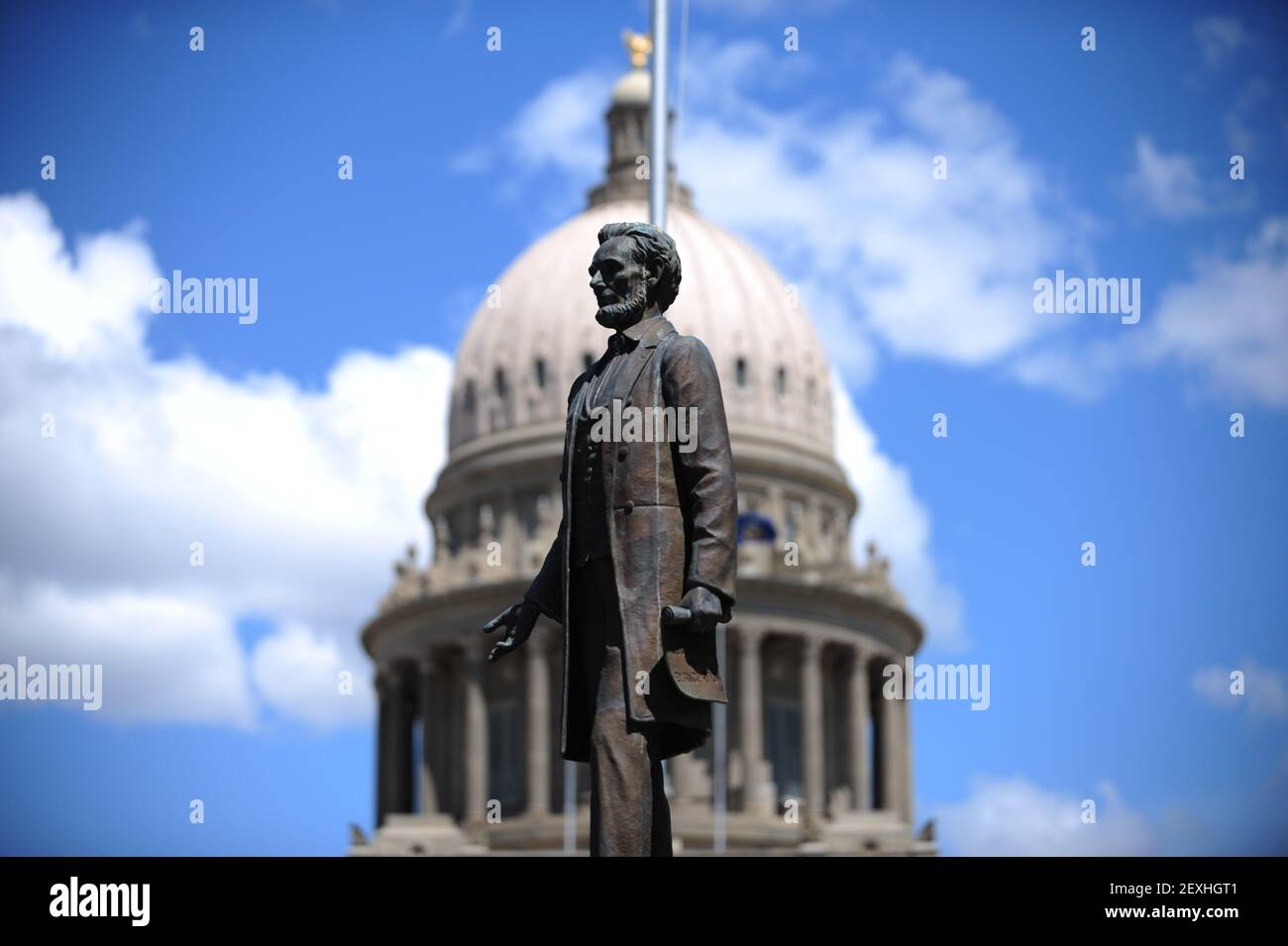 Steunenburg Park in front of the Idaho Capitol Building is home to the ...